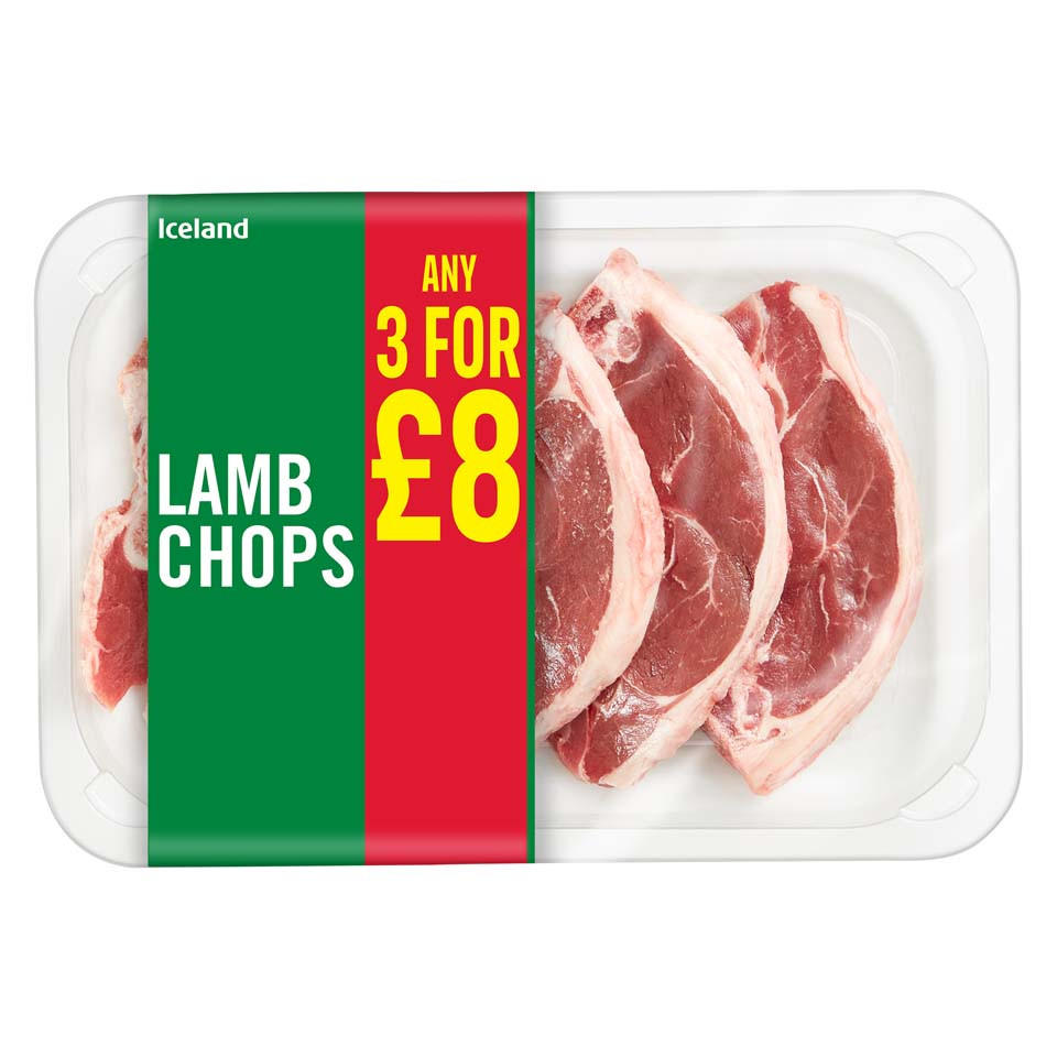Iceland Lamb Chops 370g | Lamb | Iceland Foods