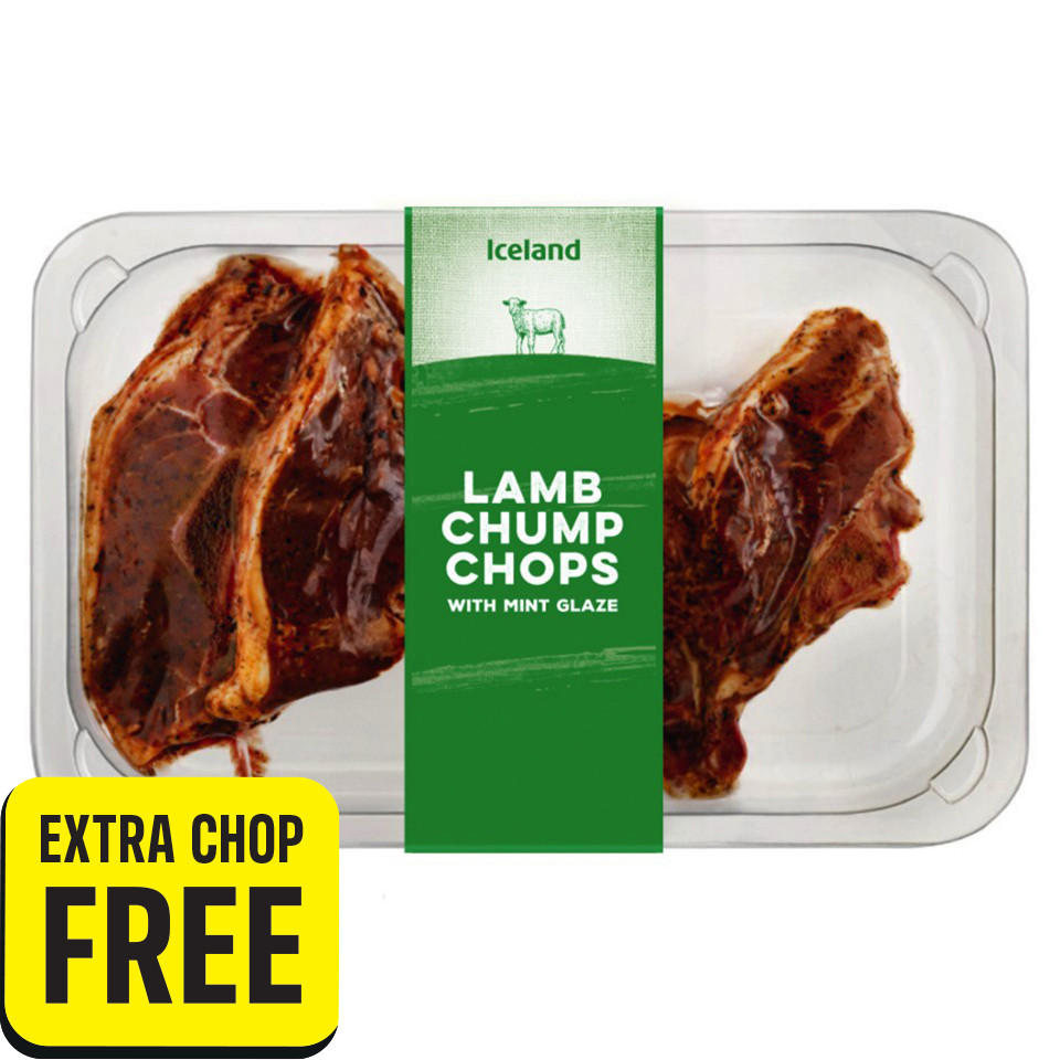 Iceland Lamp Chump Chops with Mint Glaze 300g | Lamb | Iceland Foods