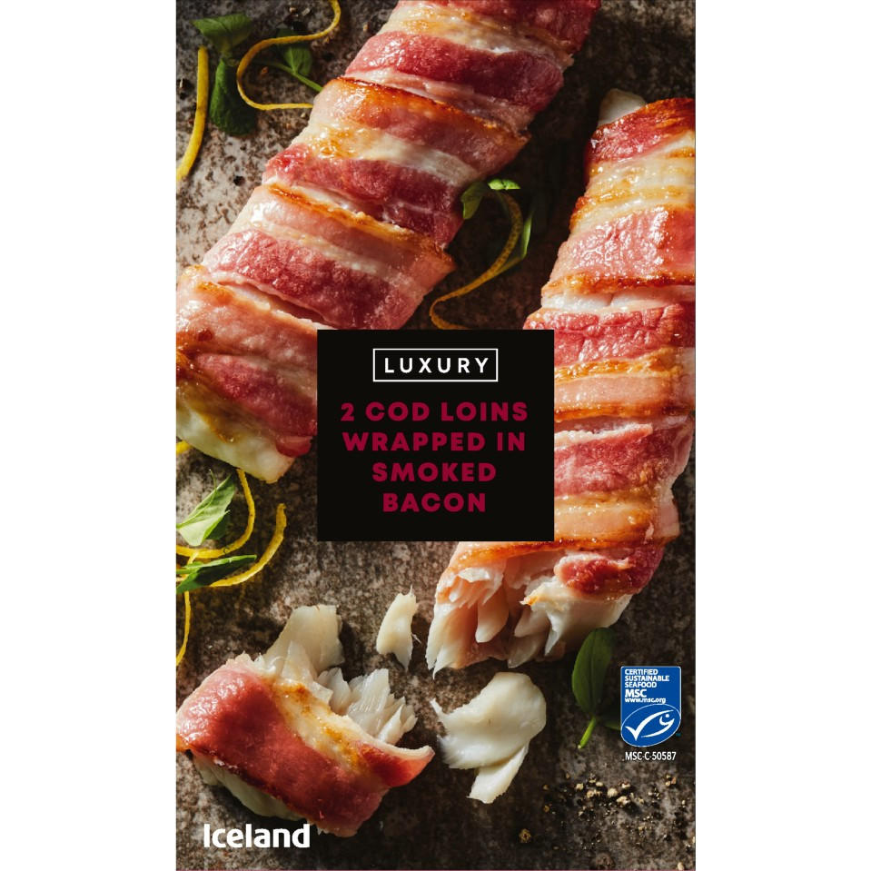 how to cook cod wrapped in bacon