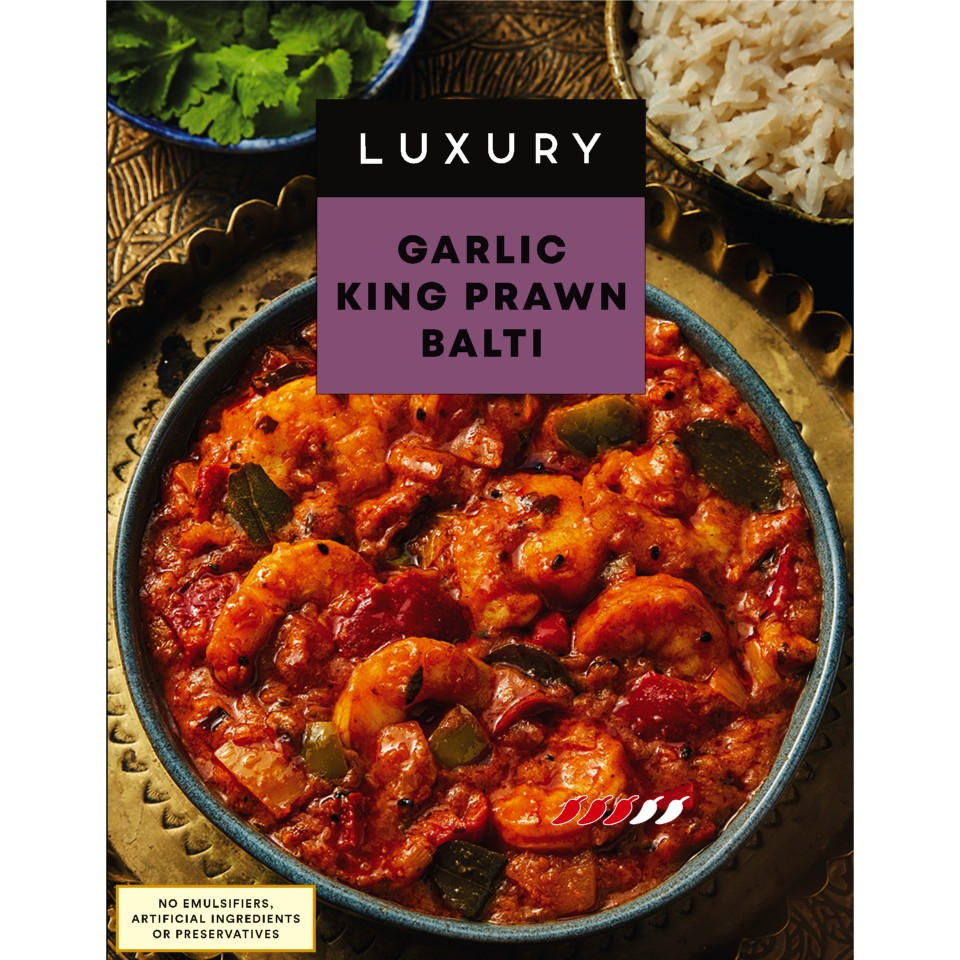 Iceland Luxury Garlic King Prawn Balti 400g | Indian | Iceland Foods