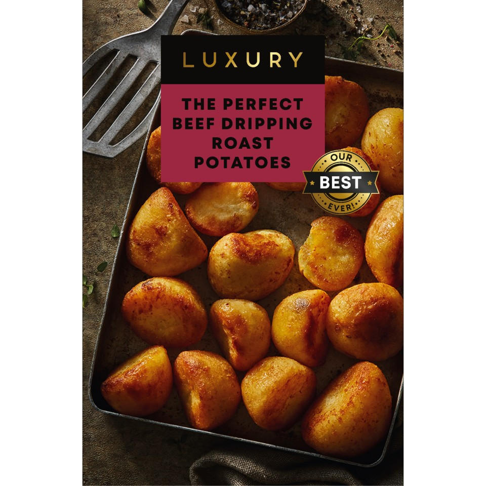 Iceland Luxury The Perfect Beef Dripping Roast Potatoes 800g | Roast ...