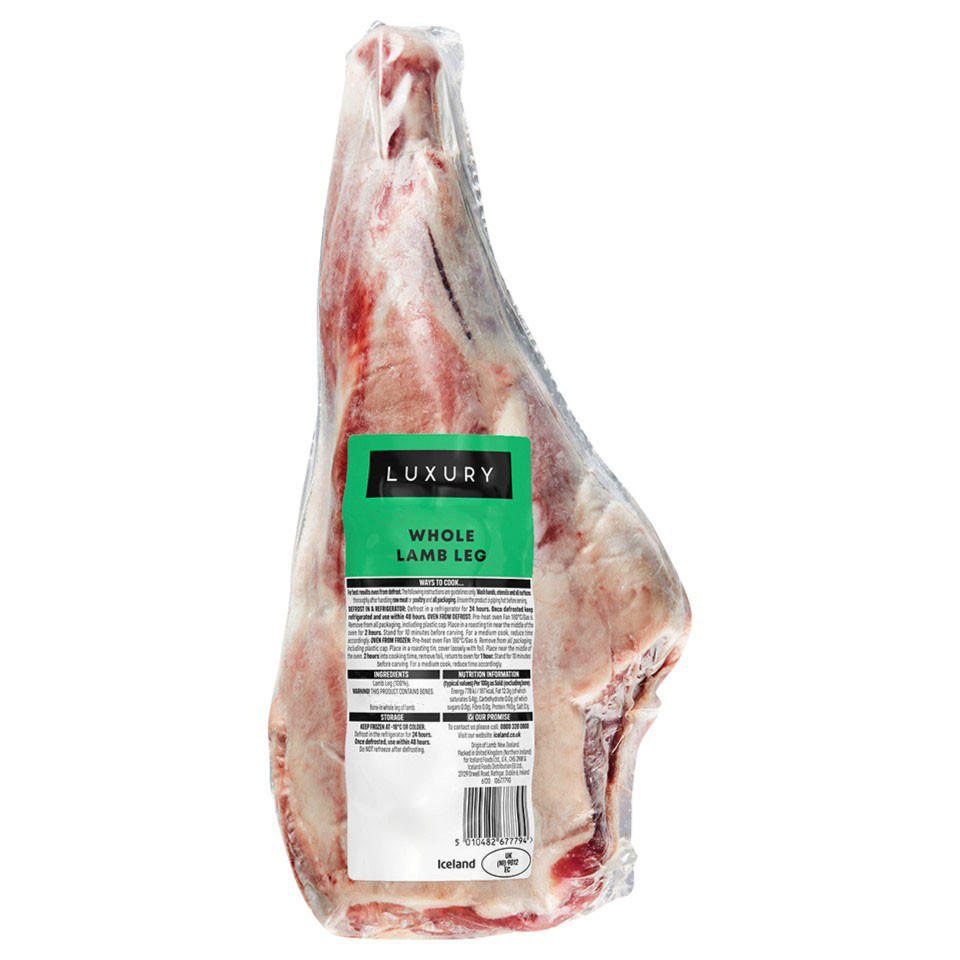 Iceland Luxury Whole Lamb Leg | Lamb | Iceland Foods