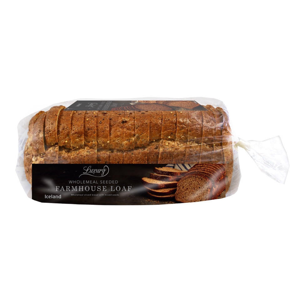 Iceland Luxury Wholemeal Seeded Farmhouse Loaf 800g | Brown & Wholemeal ...