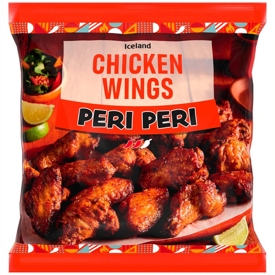 Iceland Peri Peri Chicken Wings 850g | Chicken | Iceland Foods