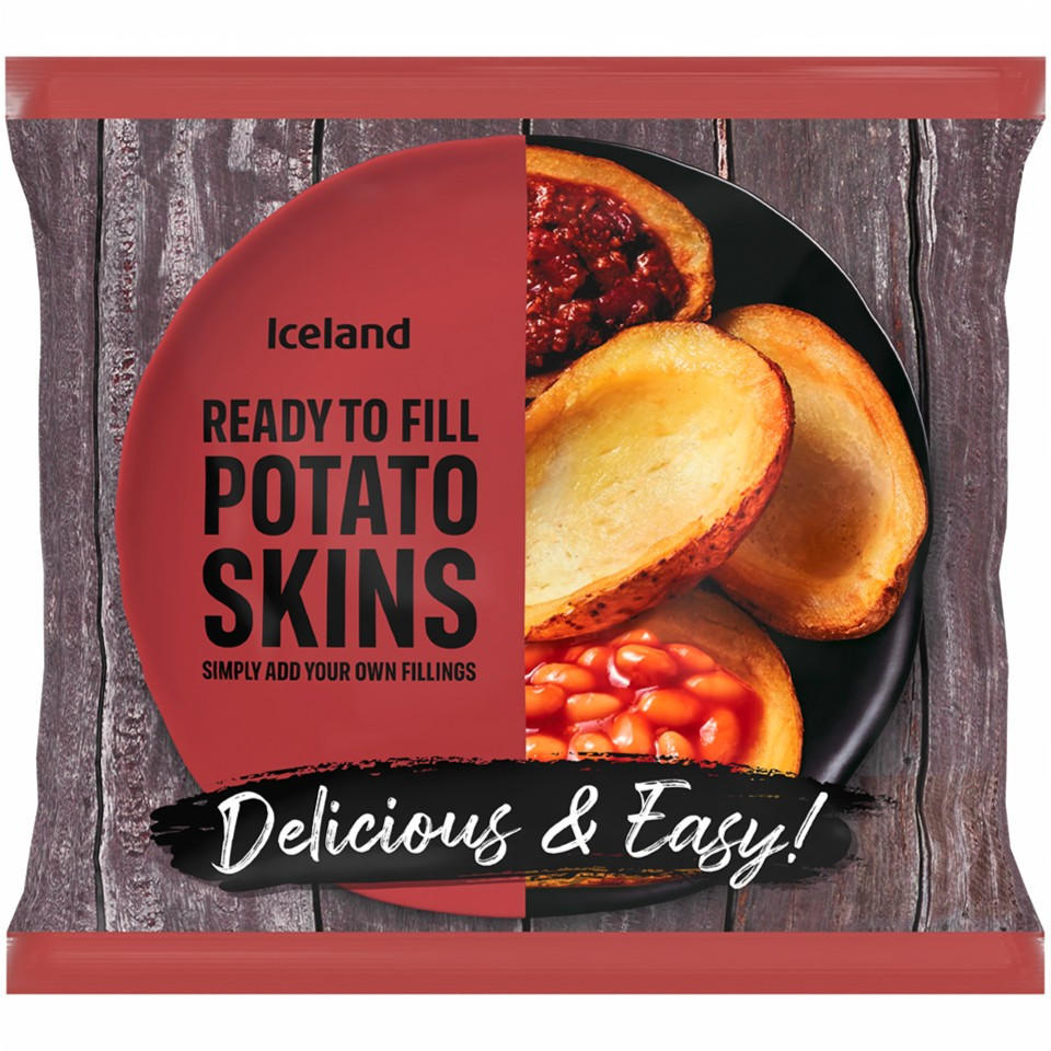 Iceland Ready To Fill Potato Skins 400g | Potatoes | Iceland Foods