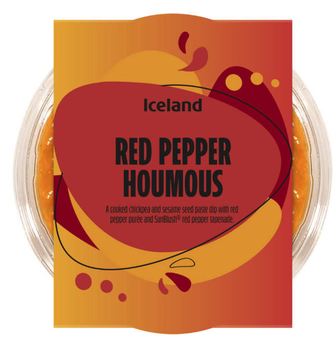 Iceland Red Pepper Houmous 200g | Dips | Iceland Foods