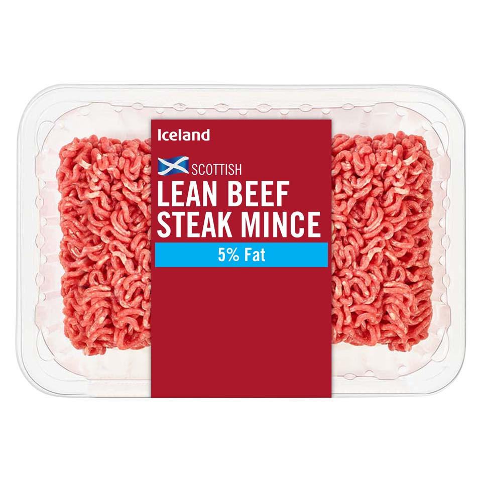 Iceland Scottish Lean beef Steak Mince 5% Fat 360g | Beef | Iceland Foods