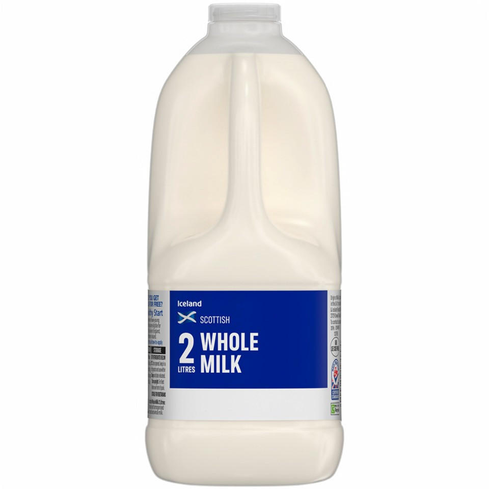 Iceland Scottish Whole Milk 2 Litres | Milk | Iceland Foods