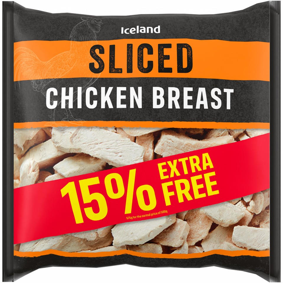 Iceland Sliced Chicken 575g | Breaded & Battered Chicken | Iceland Foods