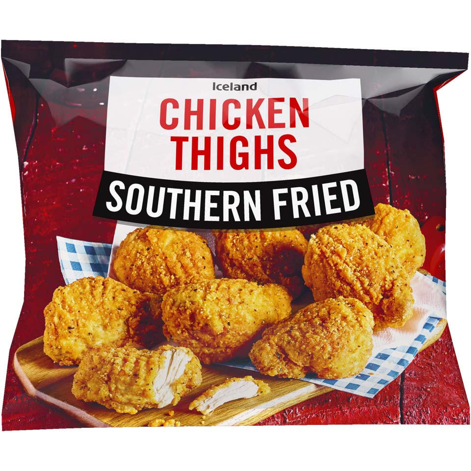 Iceland Southern Fried Chicken Thighs 800g | £3 Value | Iceland Foods