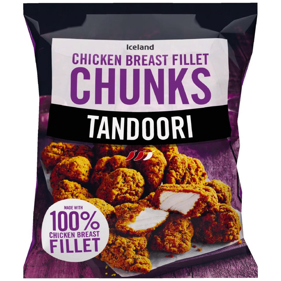 Iceland Tandoori Chicken Breast Fillet Chunks 450g | Chicken | Iceland ...