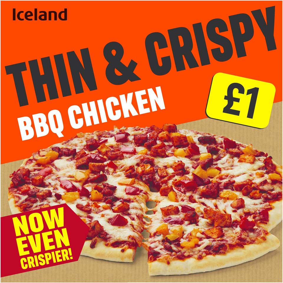Thin & Crispy Pizza | Frozen Pizza | Iceland Foods
