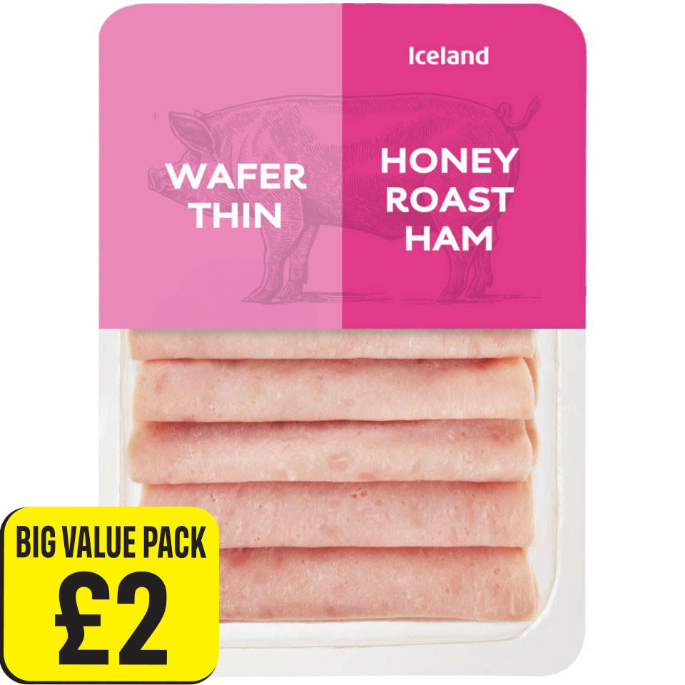 Iceland Wafer Thin Honey Roast Ham 275g | Ham | Iceland Foods