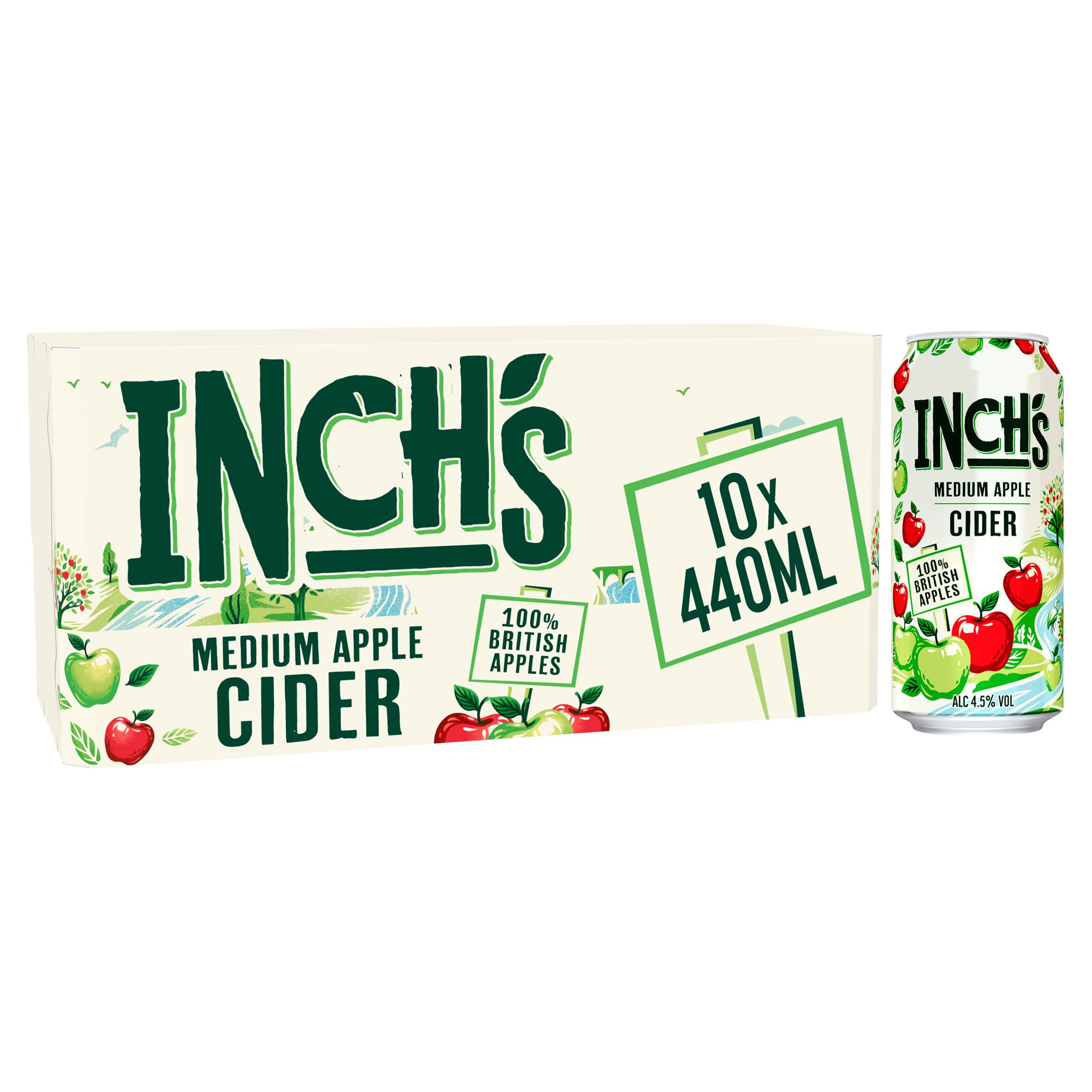 Inch's Medium Apple Cider 10 x 440ml | Cider | Iceland Foods