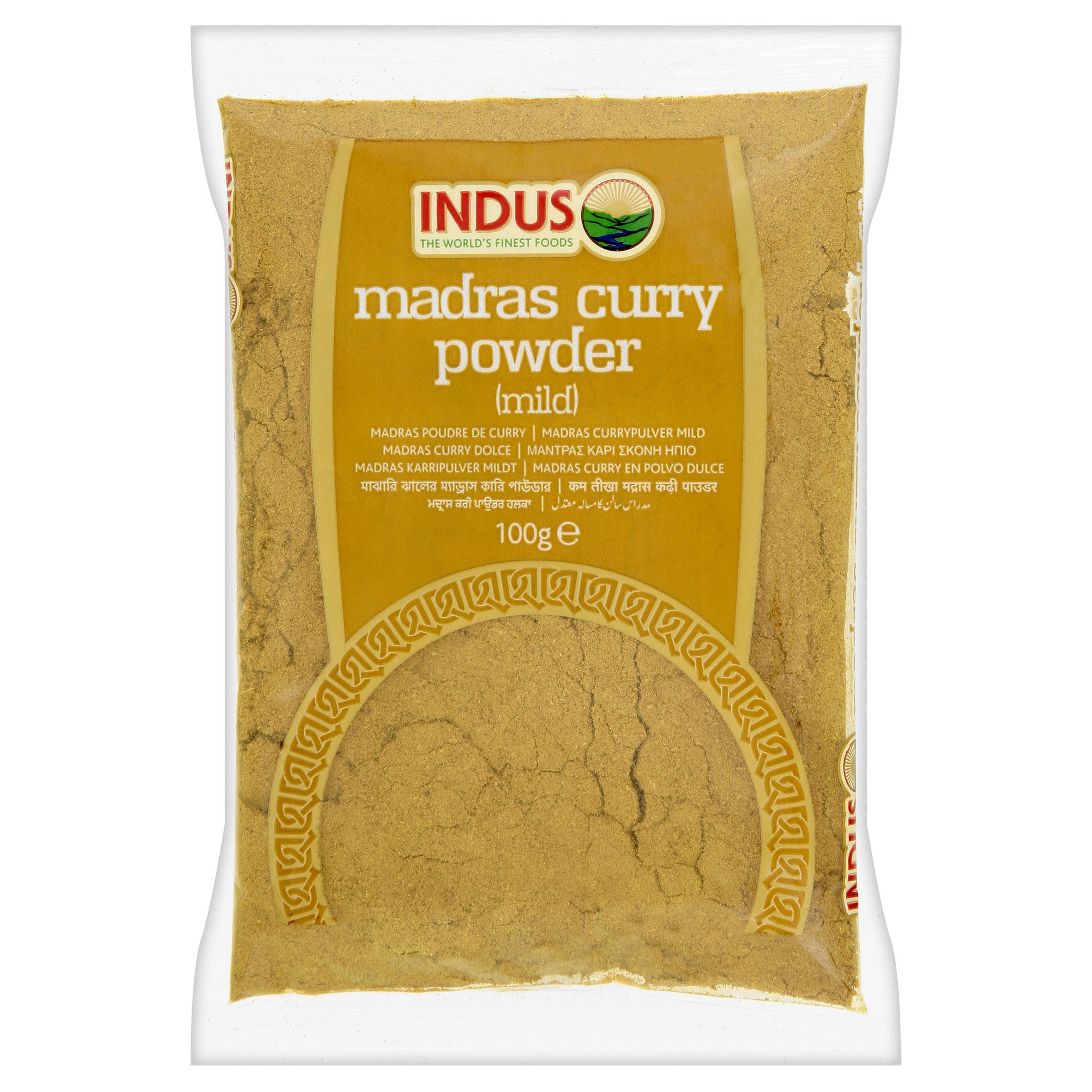 Indus Madras Curry Powder Mild 100g | Herbs, Spices & Seasonings ...