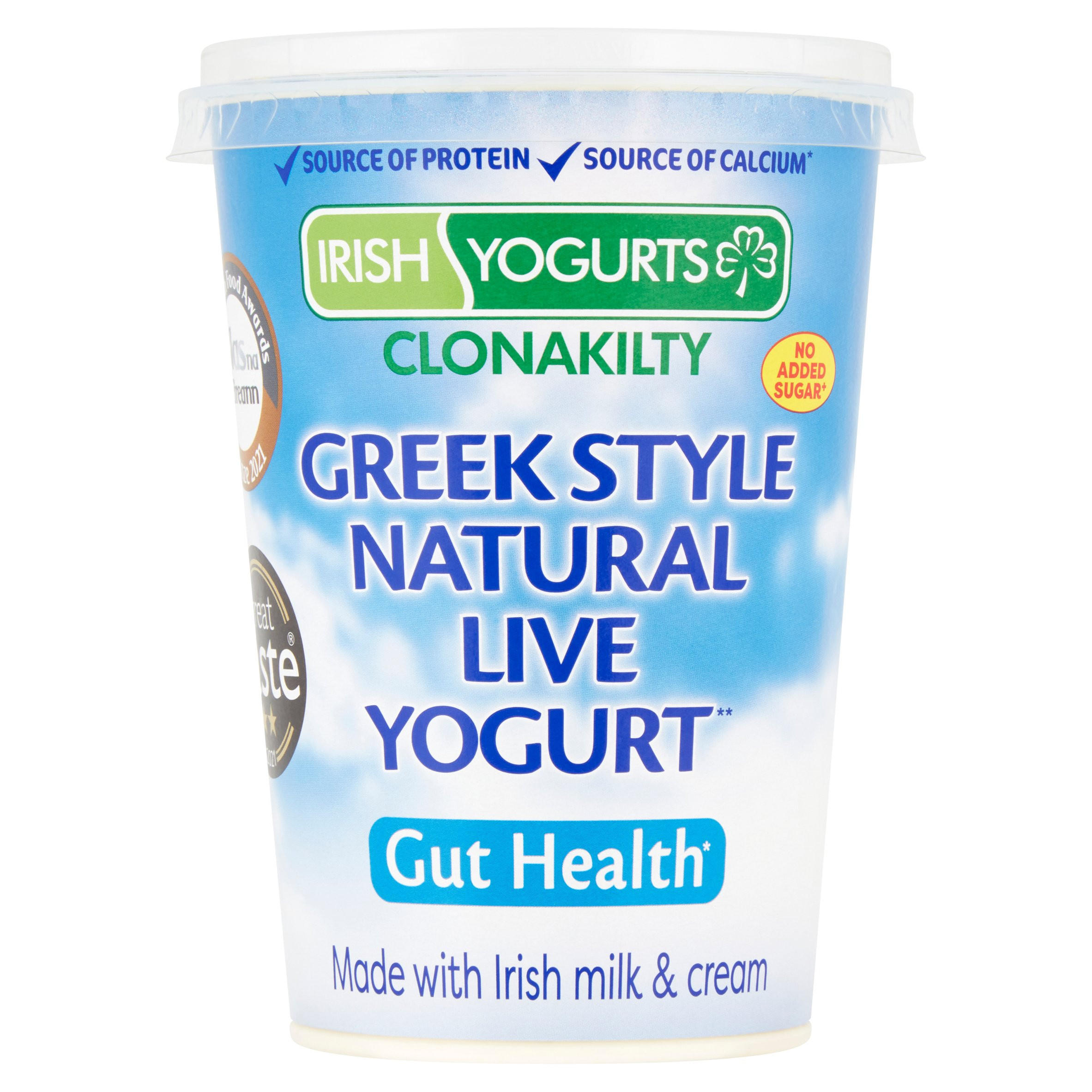 Irish Yogurts Clonakilty Greek Style Natural Live Yogurt 500g | Yogurt ...