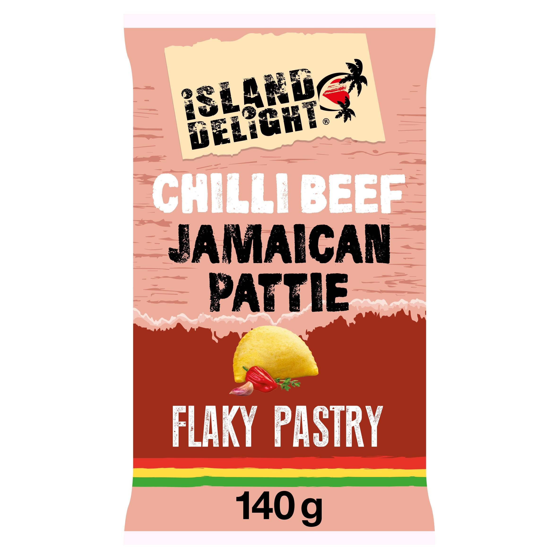 Island Delight Chilli Beef Jamaican Pattie 140g | Slices & Pasties ...