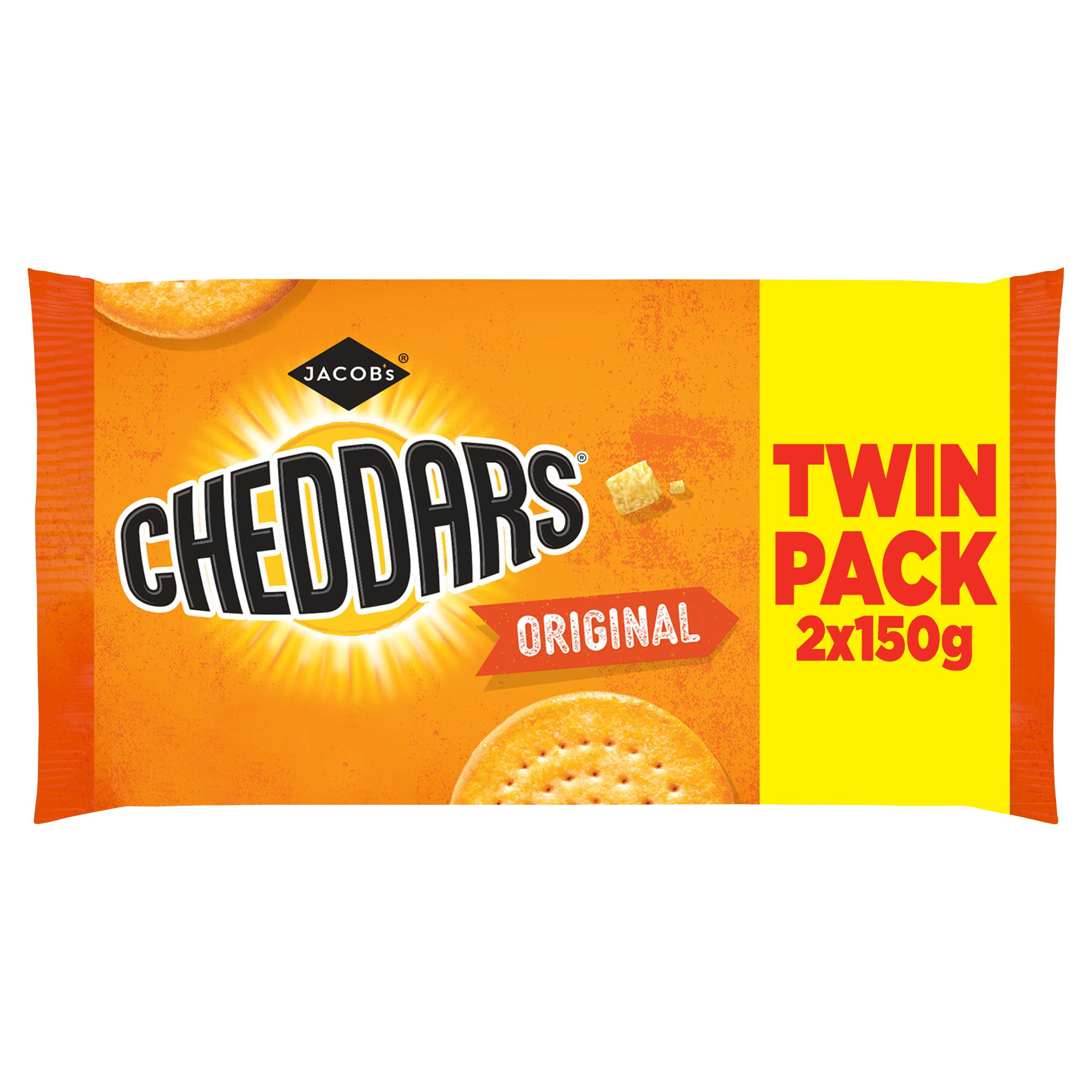 Jacob's Cheddars Original Twin Pack 2 x 150g | Crackers & Savoury ...