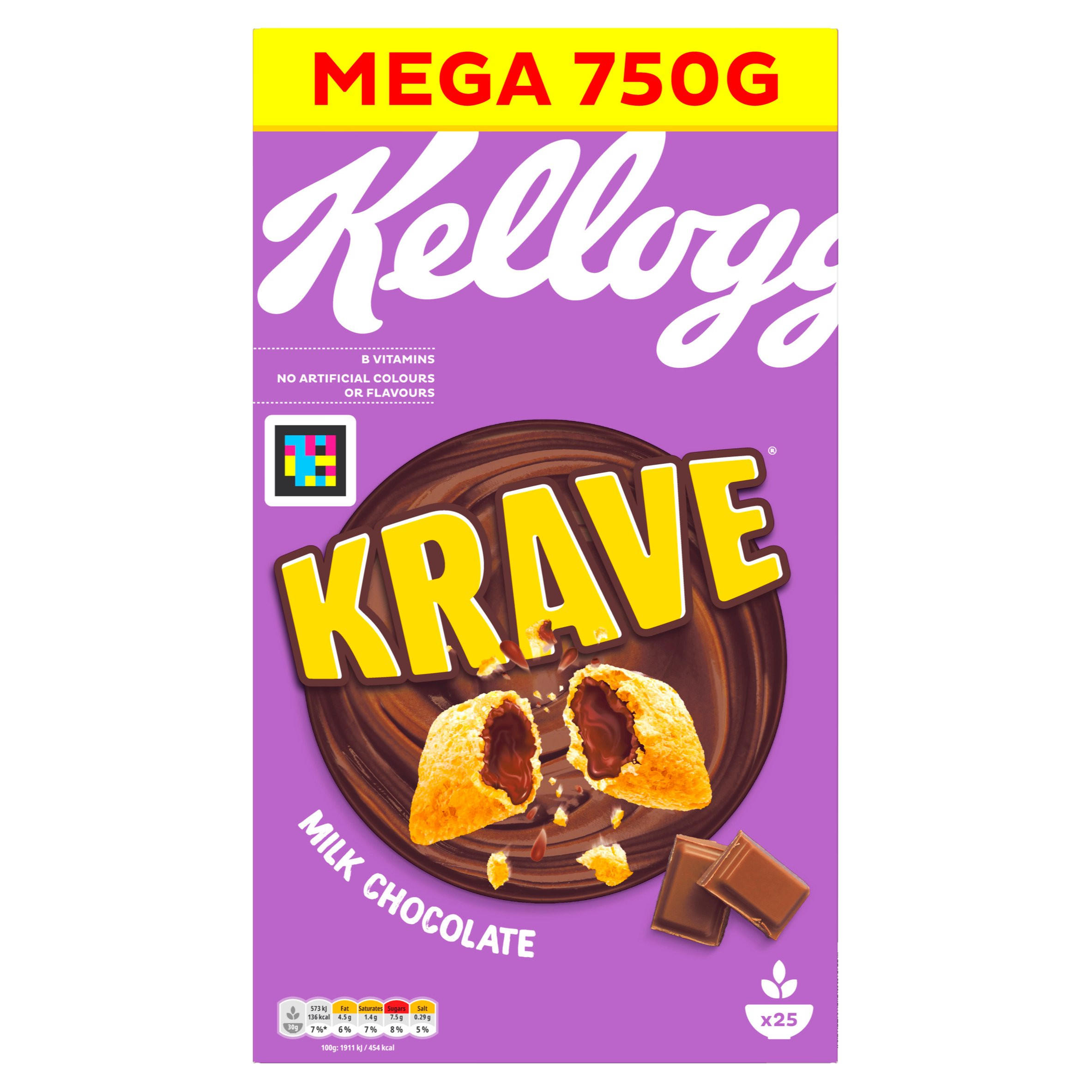 Kellogg's Krave Milk Chocolate 750g | Everyday & Family Cereal ...