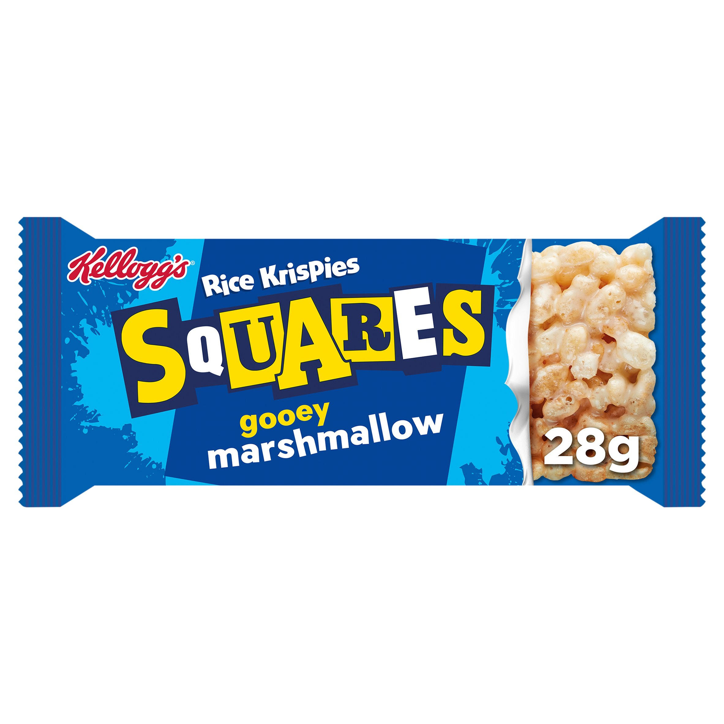 Kellogg's Rice Krispies Squares Cereal Bar Marshmallow Single 28g ...