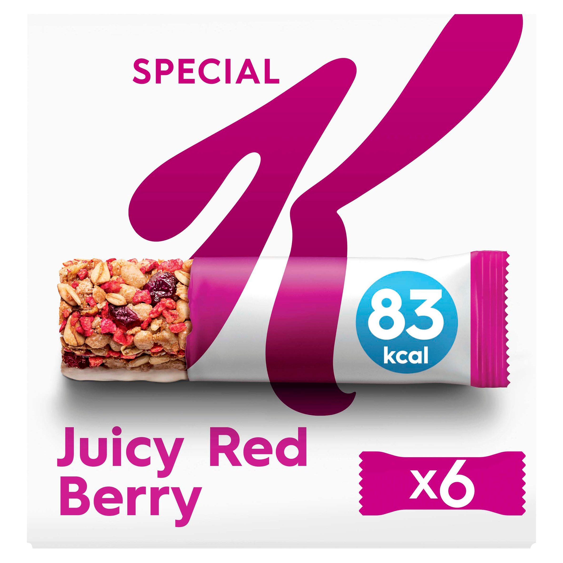 Kellogg's Special K Juicy Red Berry Snack Bars 6x21.5g | Treats ...