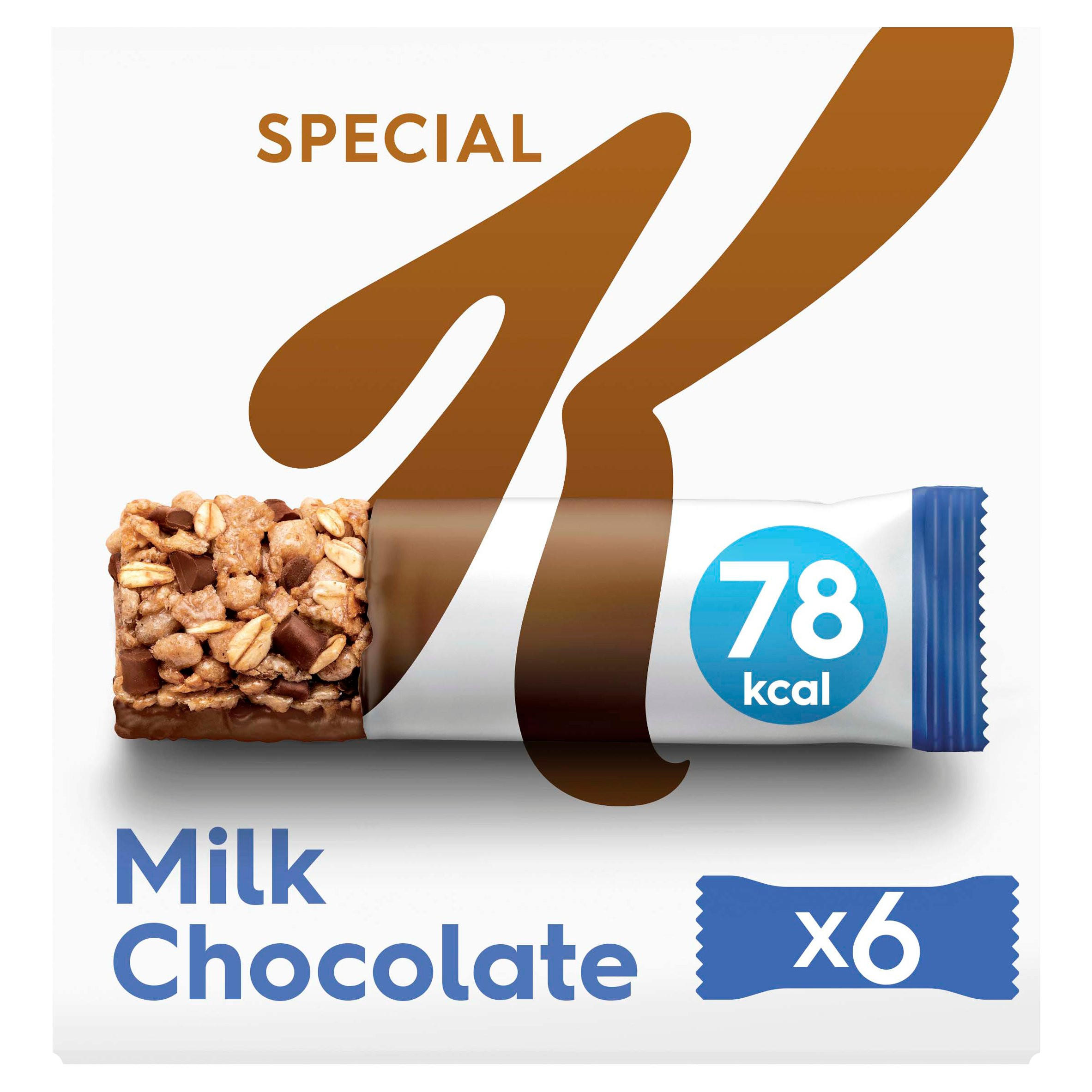 Kellogg's Special K Milk Chocolate Cereal Snack Bars 6x20g | Cereal ...