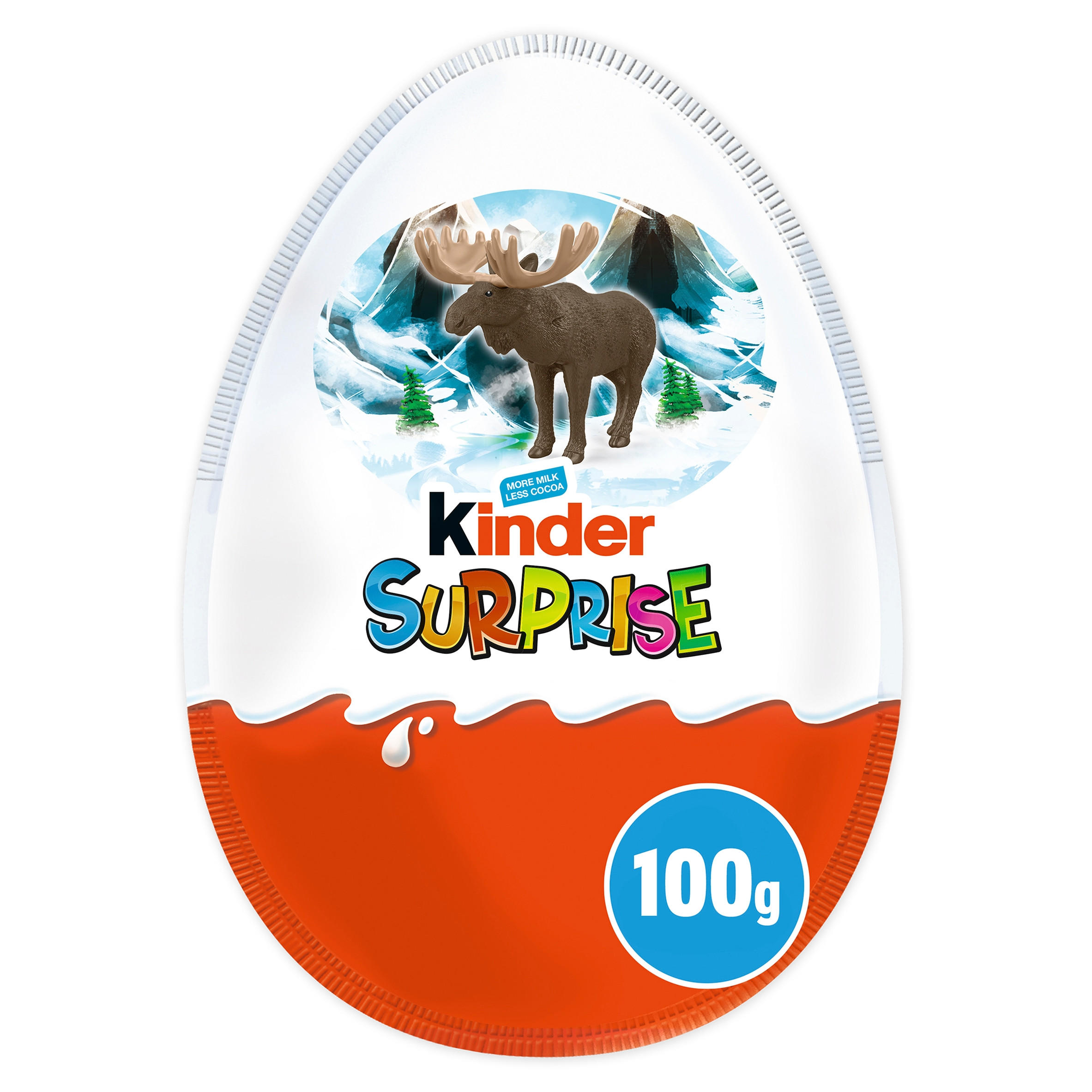 Kinder Surprise Chocolate Christmas Egg 100g | Multipacks | Iceland Foods