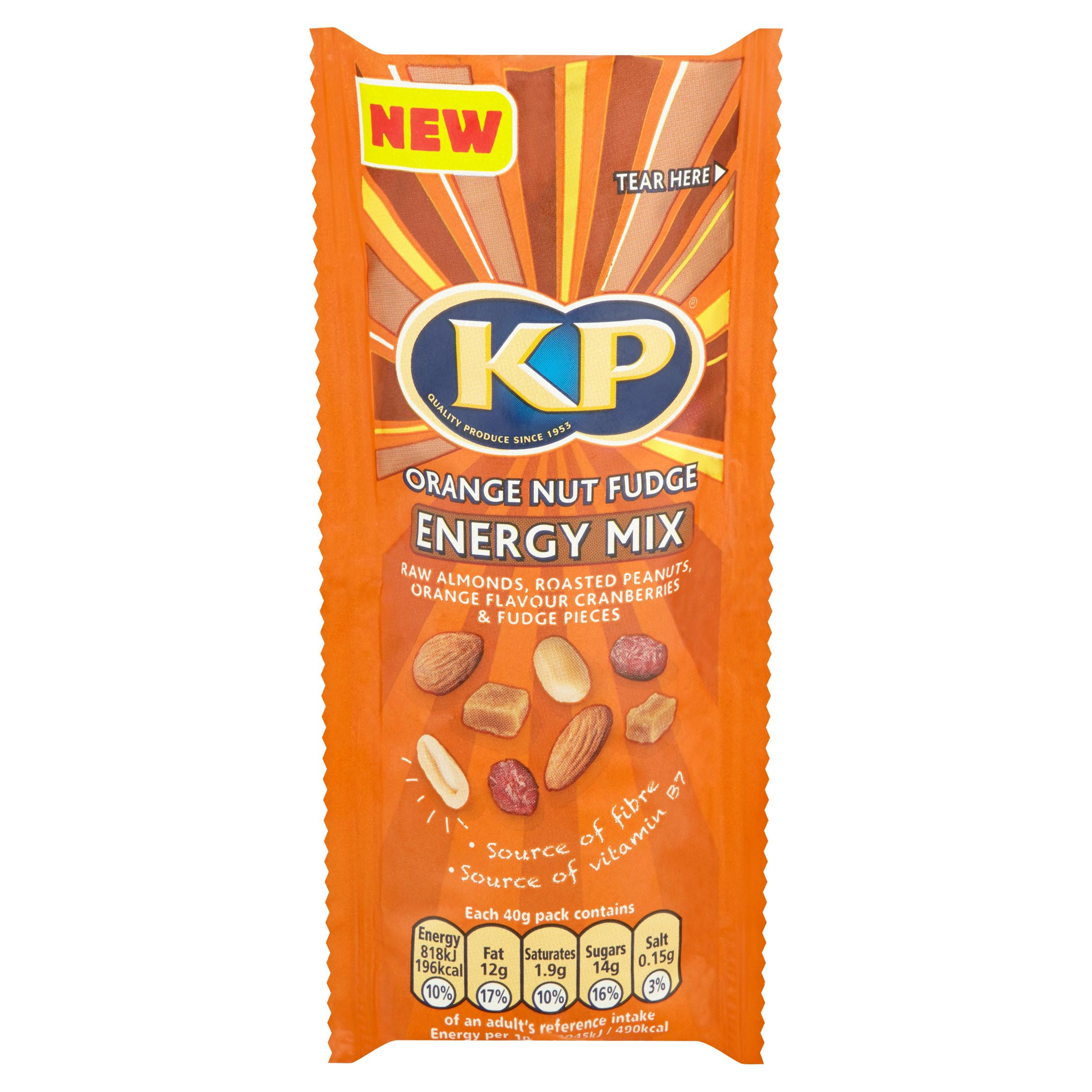 KP Orange Nut Fudge Energy Mix 40g | Dried Fruit, Nuts & Snacks ...