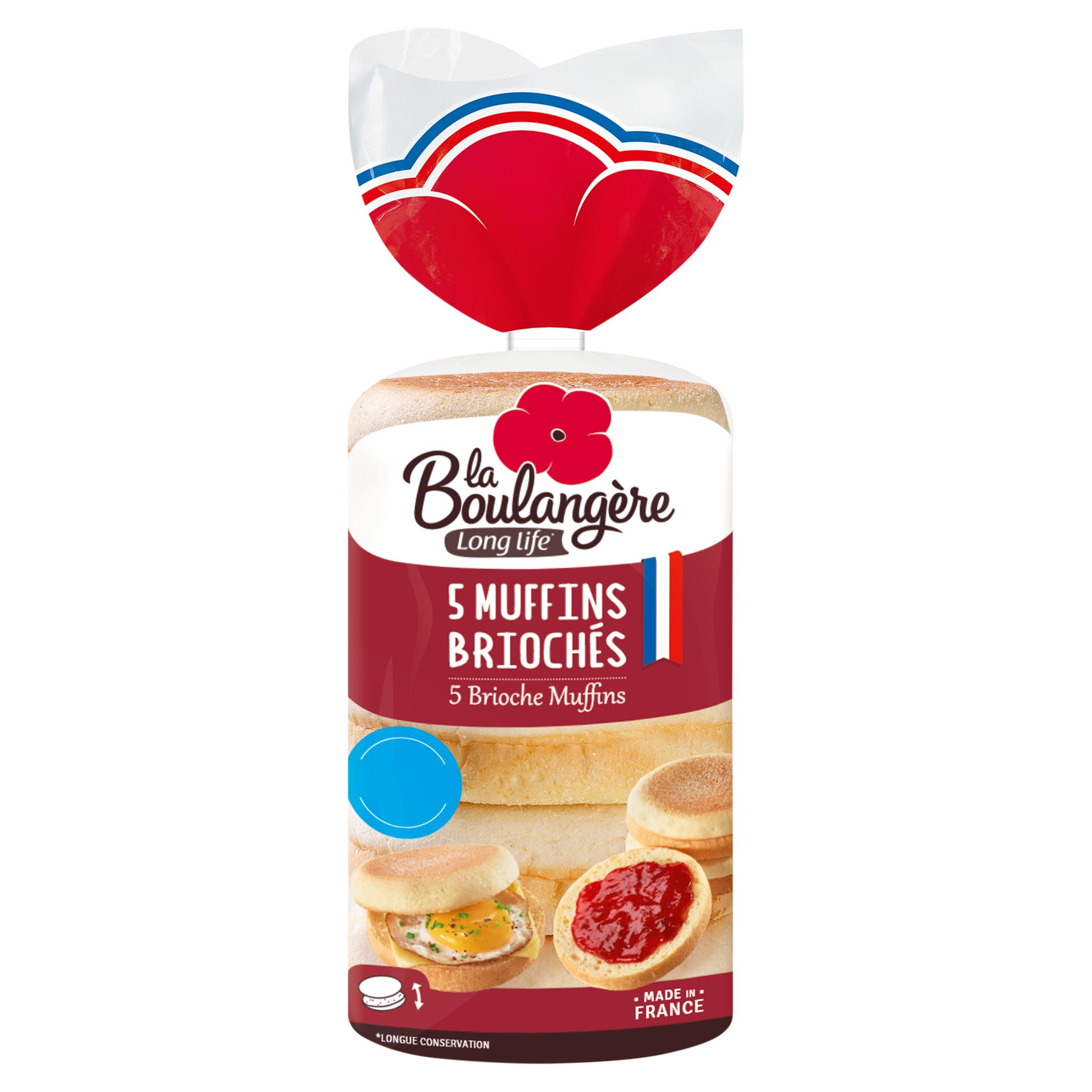 La Boulangère 5 Brioche Muffins 250g | Crumpets, Muffins & Pancakes ...