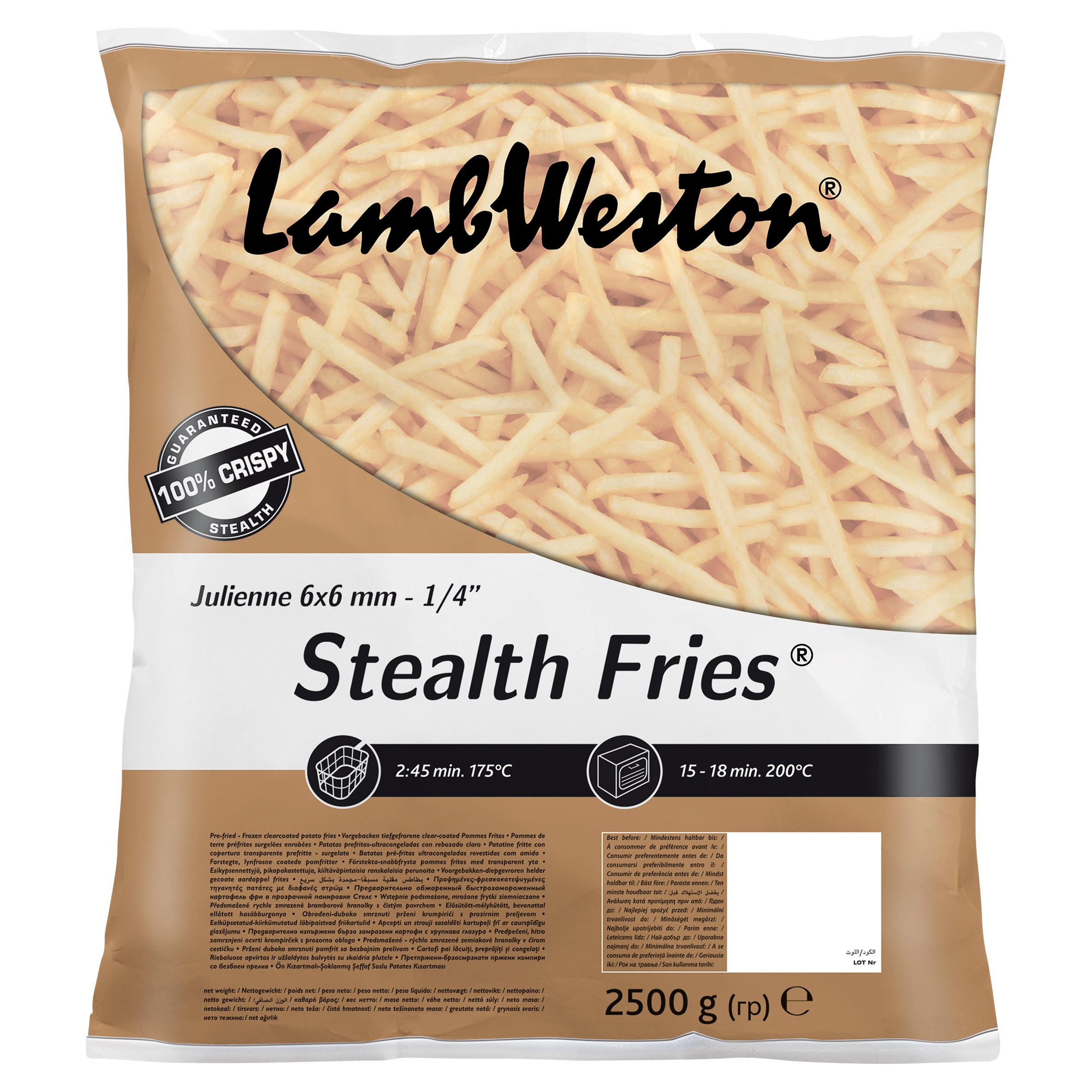 Lamb Weston Stealth Fries 2.5kg | Chips & Fries | Iceland Foods
