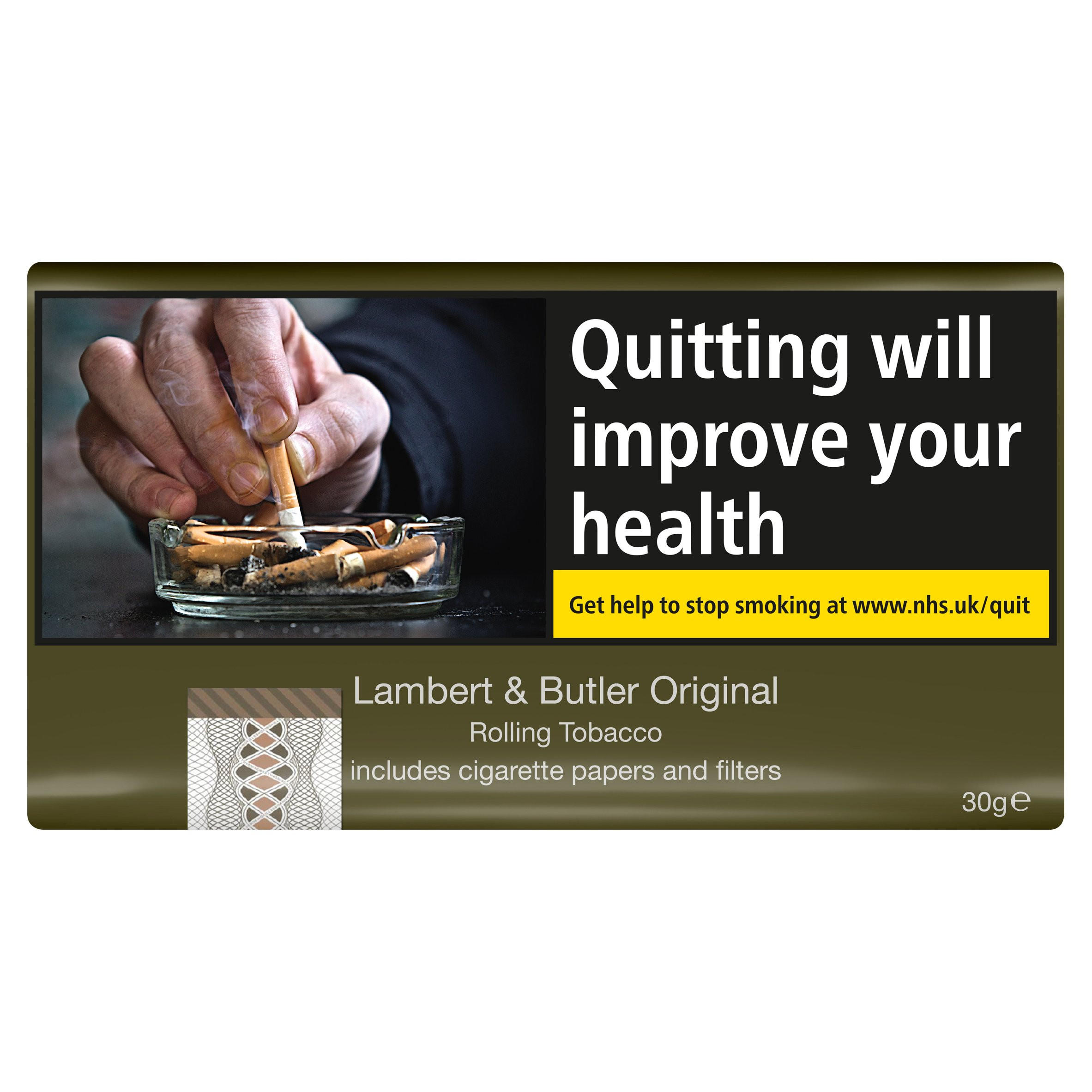 Lambert & Butler Original Rolling Tobacco 30g | Electronic Cigarettes ...
