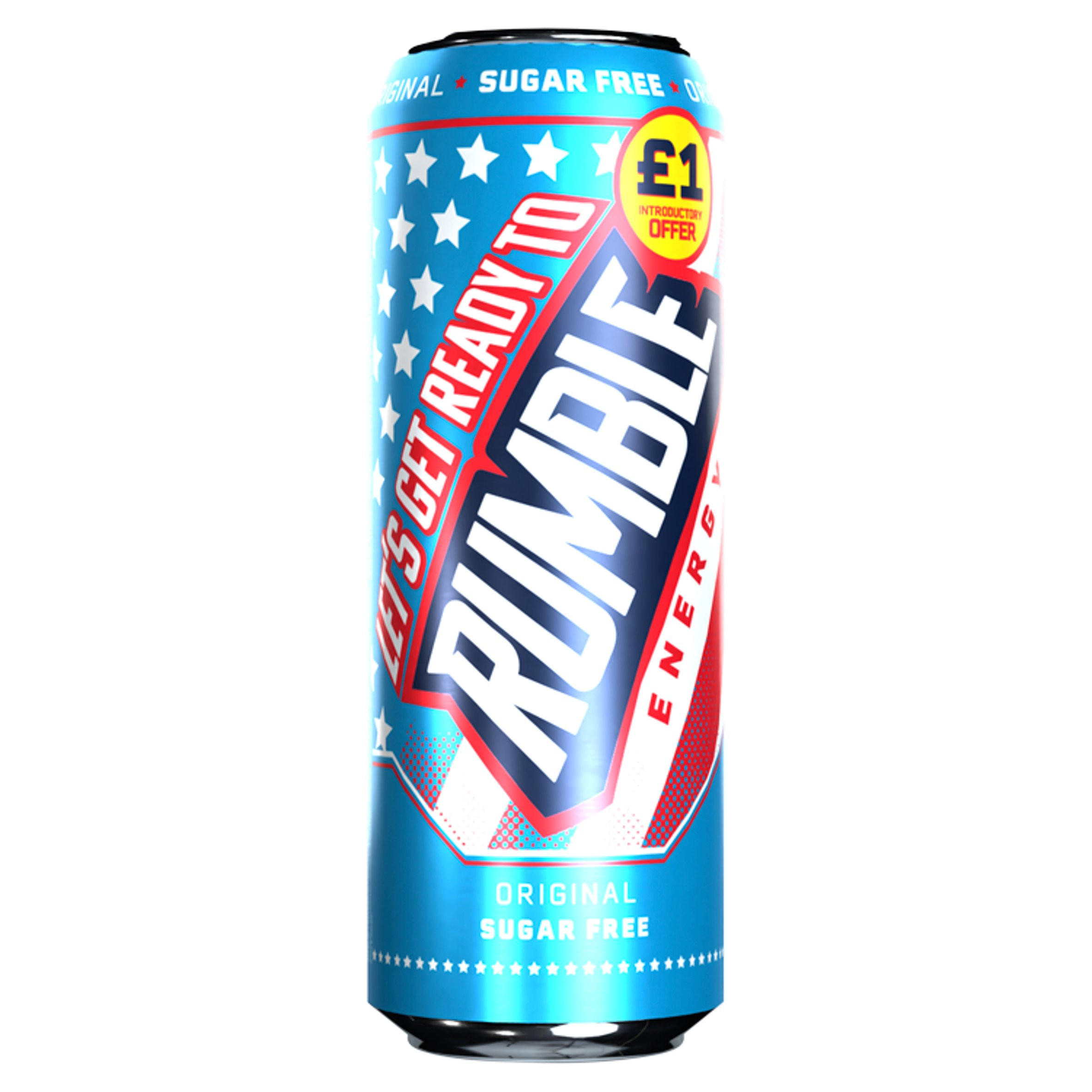 Let's Get Ready to Rumble Energy Sugar Free Original 500ml | £1 or Less ...