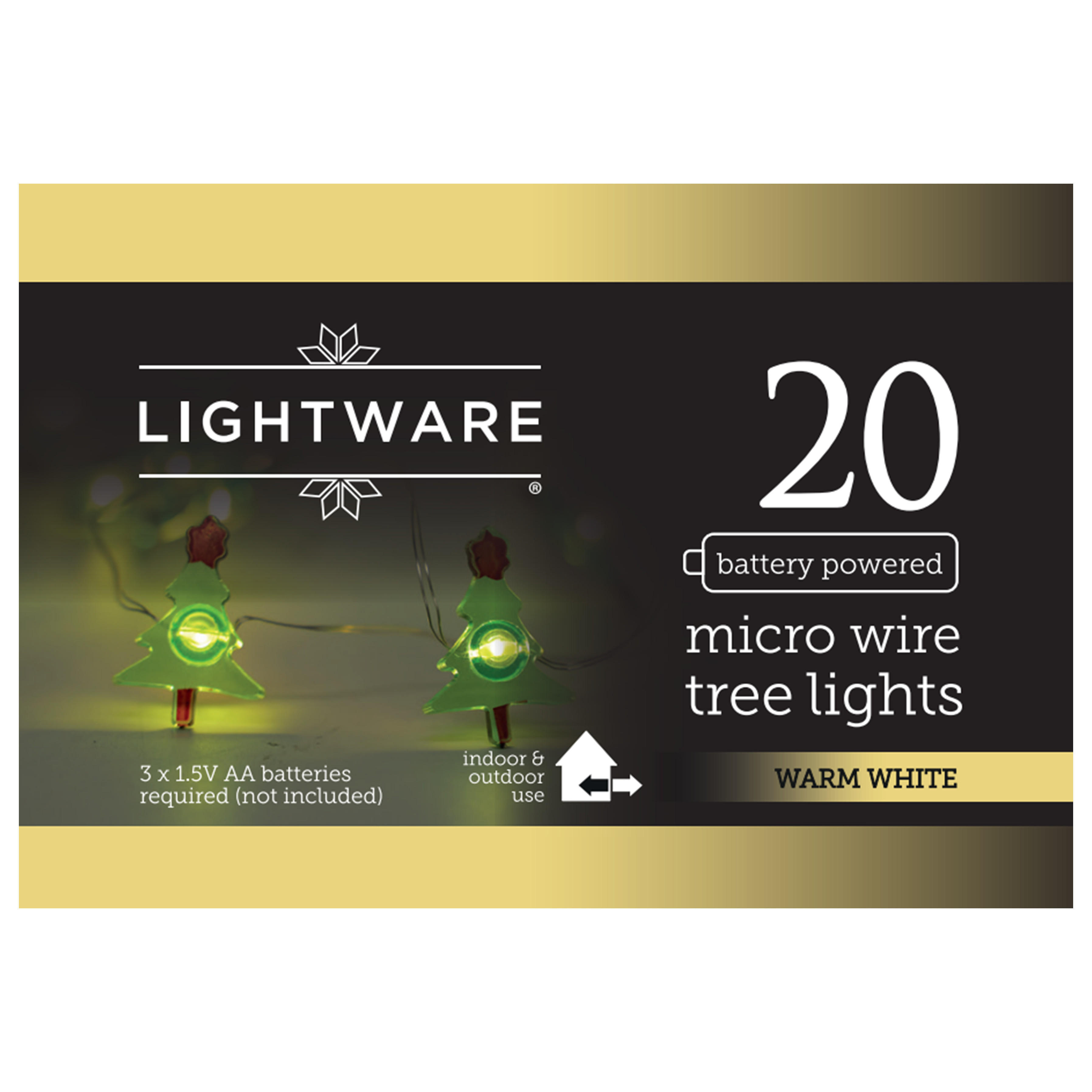 Lightware 20 Micro Wire Tree Lights | Home Accessories | Iceland Foods