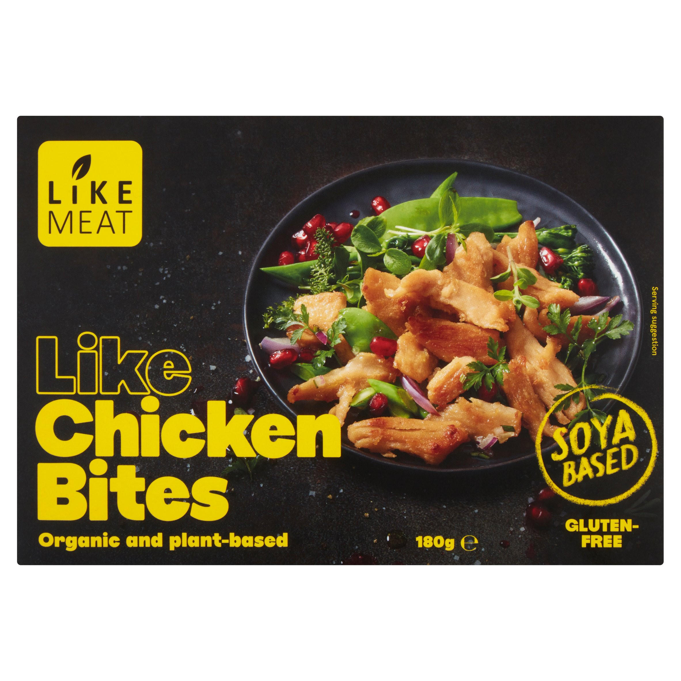 Like Meat Organic Like Chicken Bites Soya Based 180g | Vegetarian ...