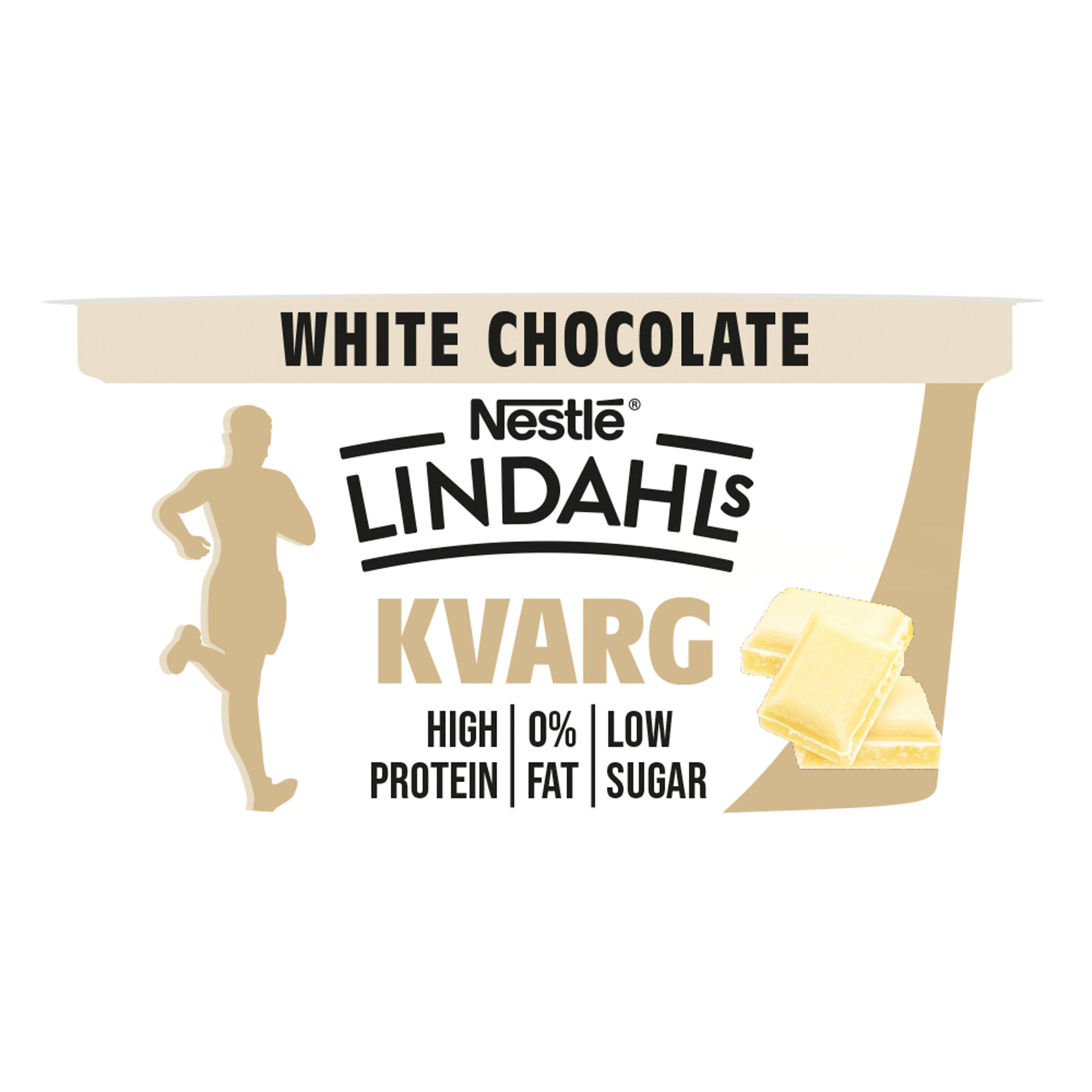 Lindahls Kvarg White Chocolate 150g | Low Fat & Fat Free Yogurt ...