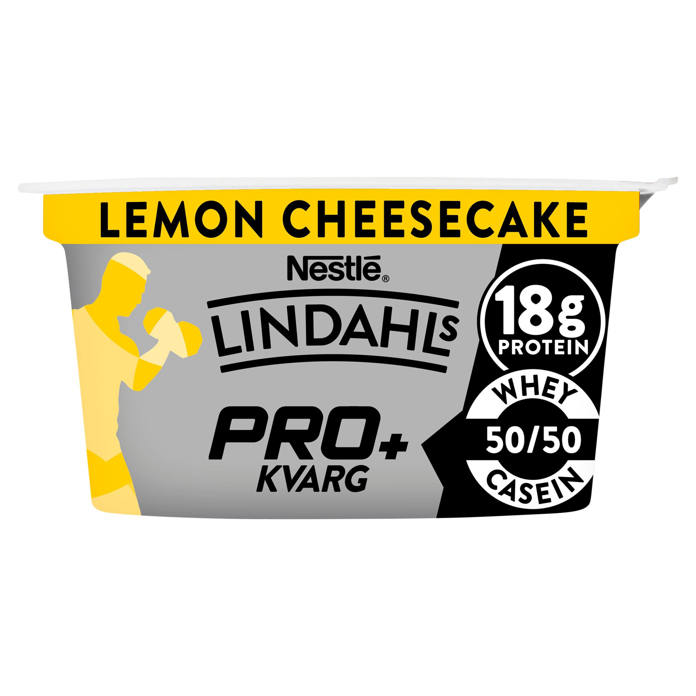 Lindahls Pro+ Kvarg Lemon Cheesecake 150g | Dessert Yogurt | Iceland Foods