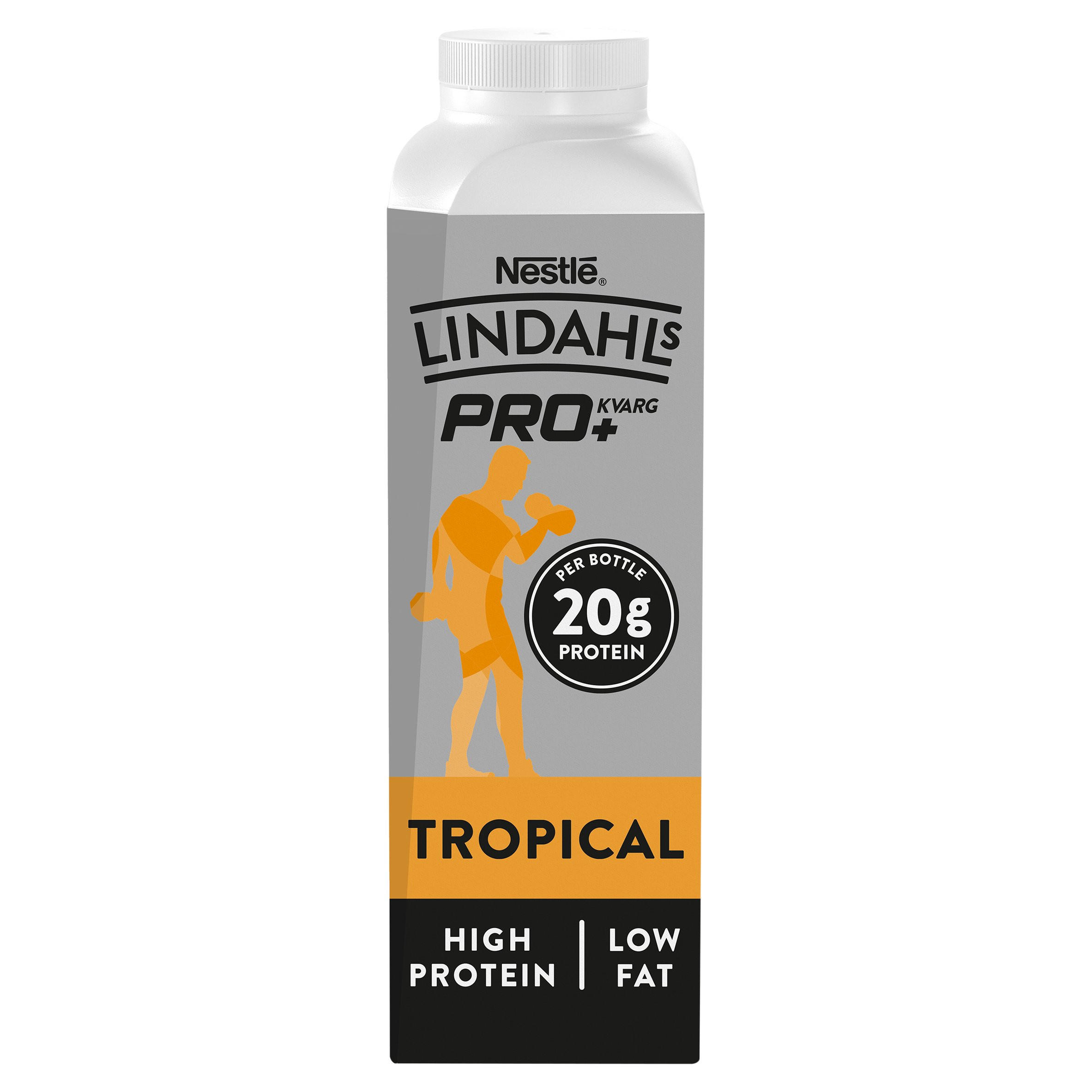 Lindahls Pro + Kvarg Tropical 250ml | Yogurt Drinks | Iceland Foods