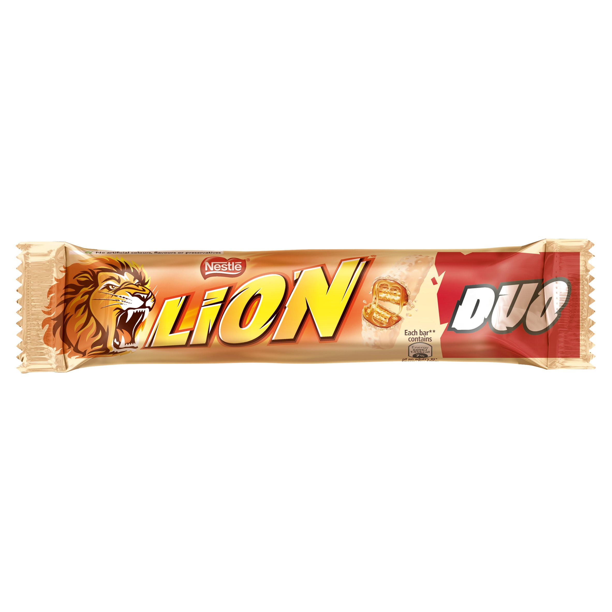 Lion White Chocolate Duo Bar 60g Single Chocolate Bars Bags Lion White Chocolate Duo Bar 60g Single Chocolate Bars Bags