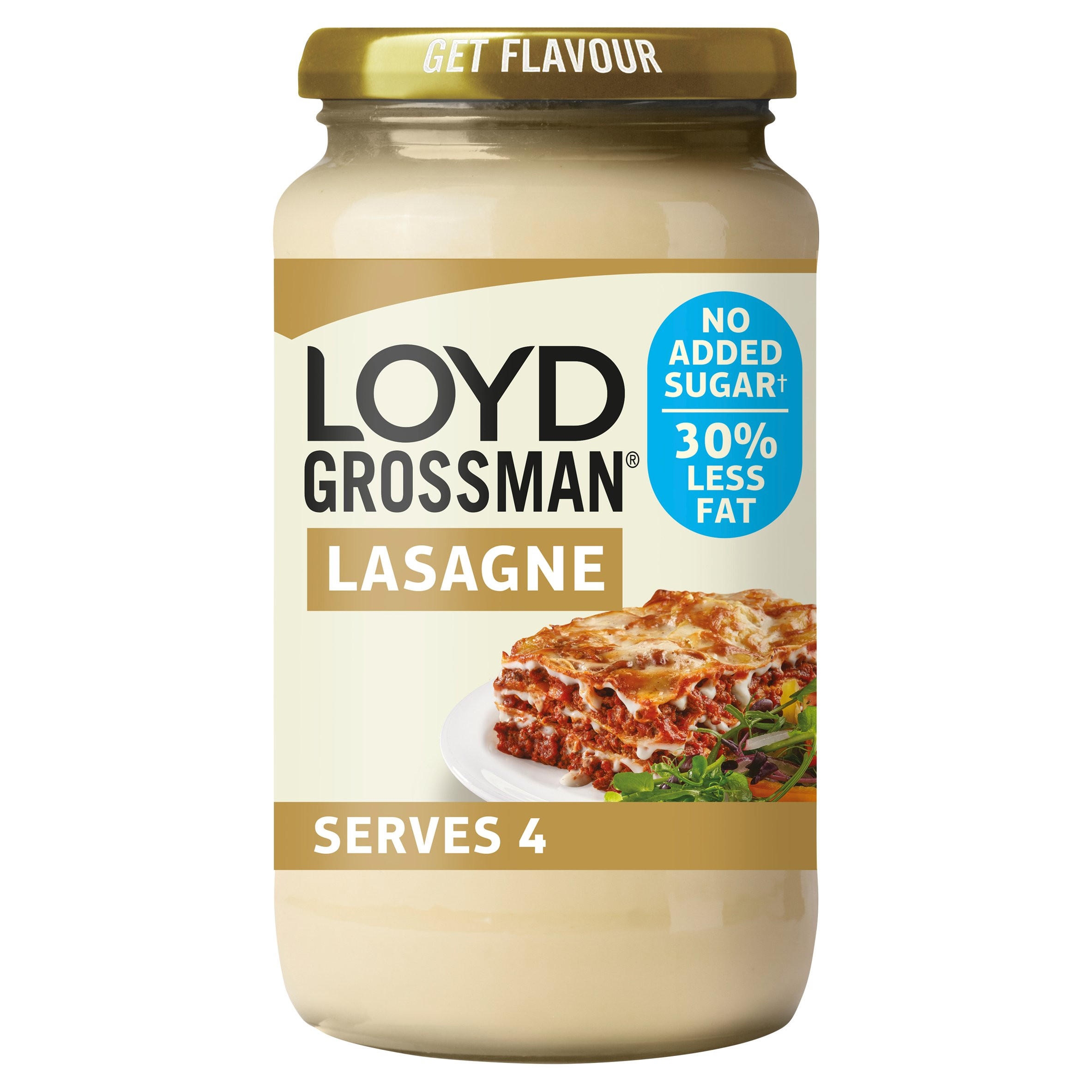 Loyd Grossman No Added Sugar White Lasagne Sauce 440g | Cooking Sauces ...