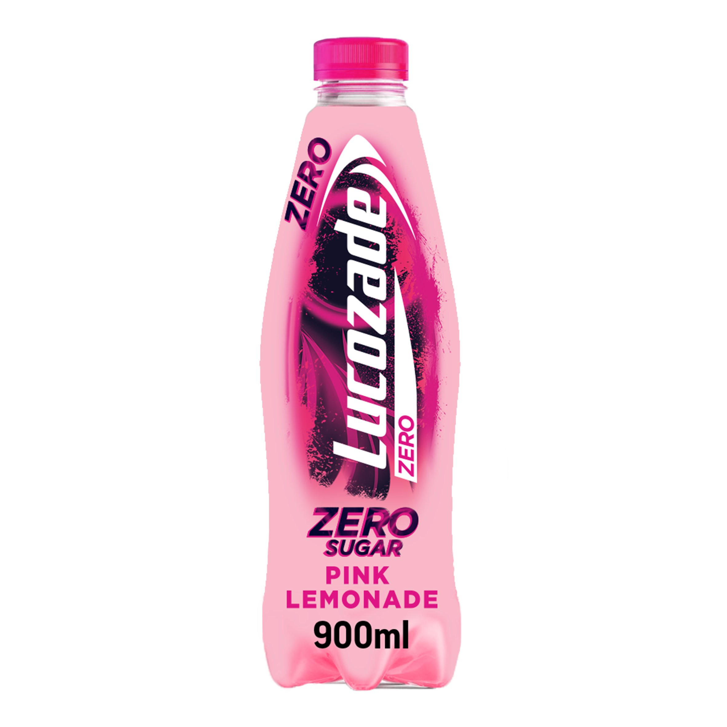 Lucozade Zero Pink Lemonade 900ml | Lucozade | Iceland Foods
