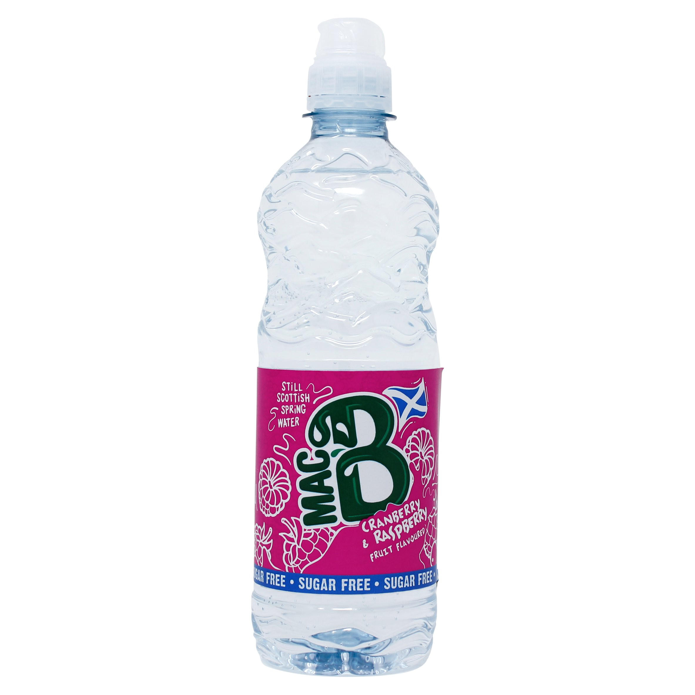 Mac B Still Scottish Spring Water Cranberry & Raspberry Fruit Flavoured ...