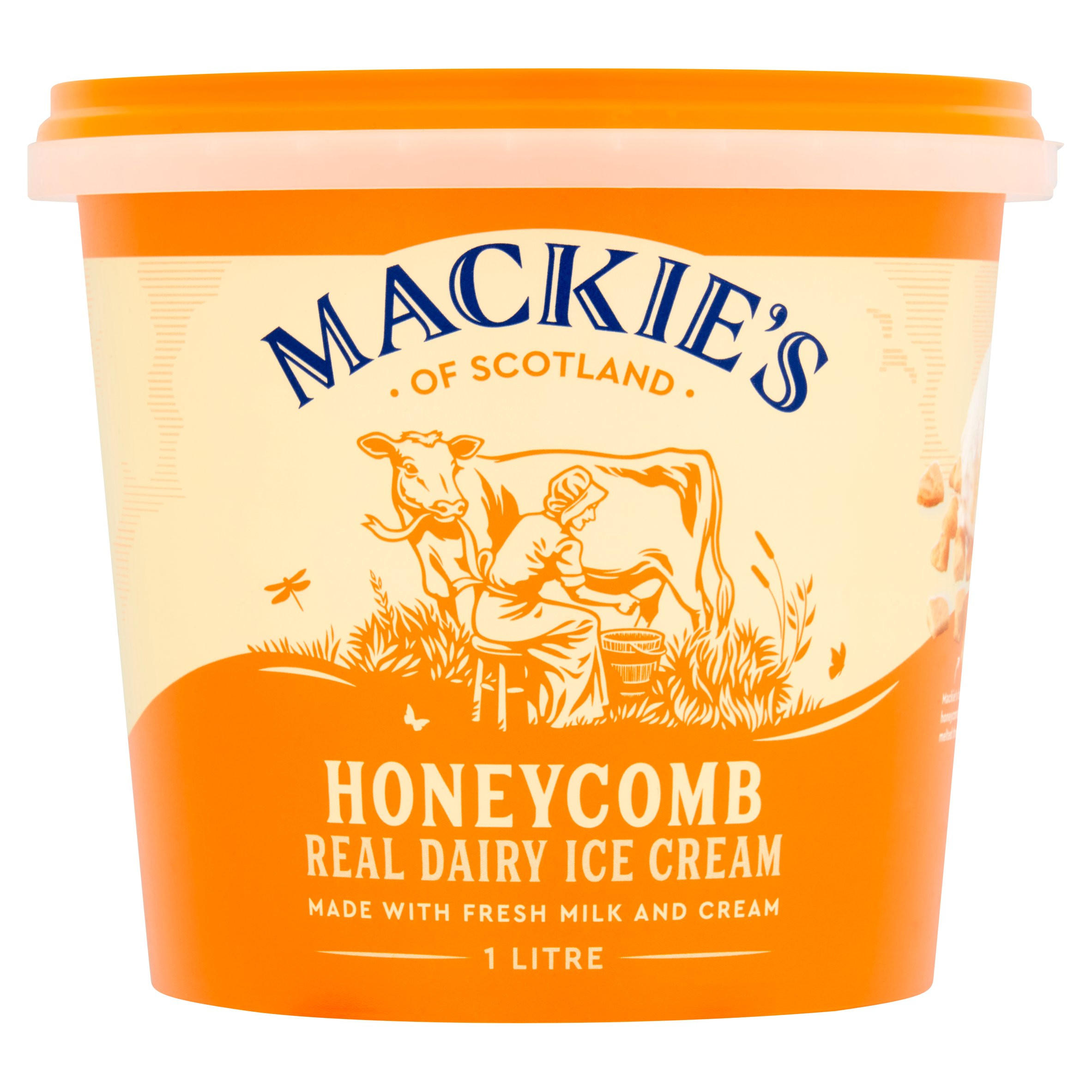 Mackie's of Scotland Honeycomb Real Dairy Ice Cream 1 Litre | Ice Cream ...