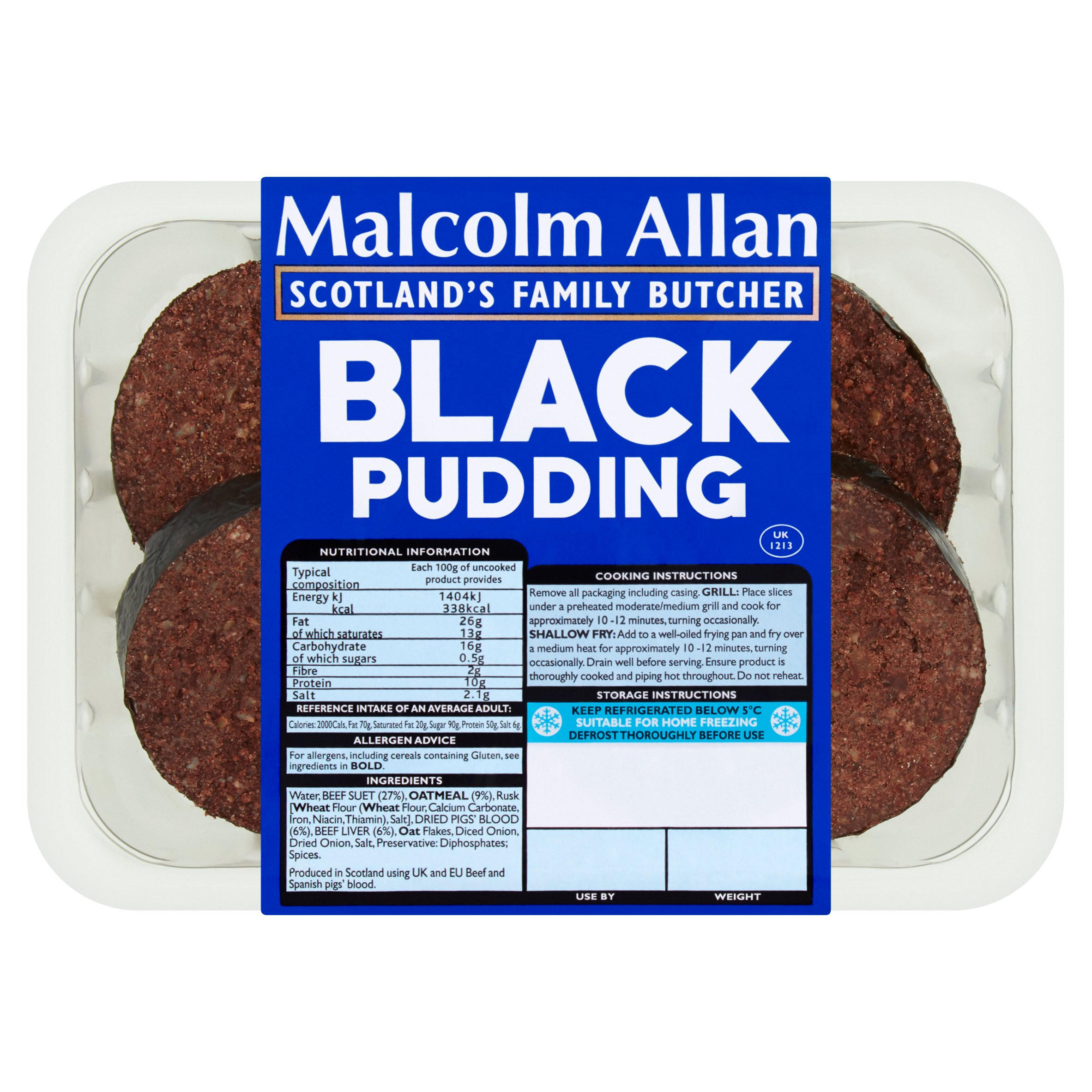 Malcolm Allan Black Pudding | Sausages | Iceland Foods