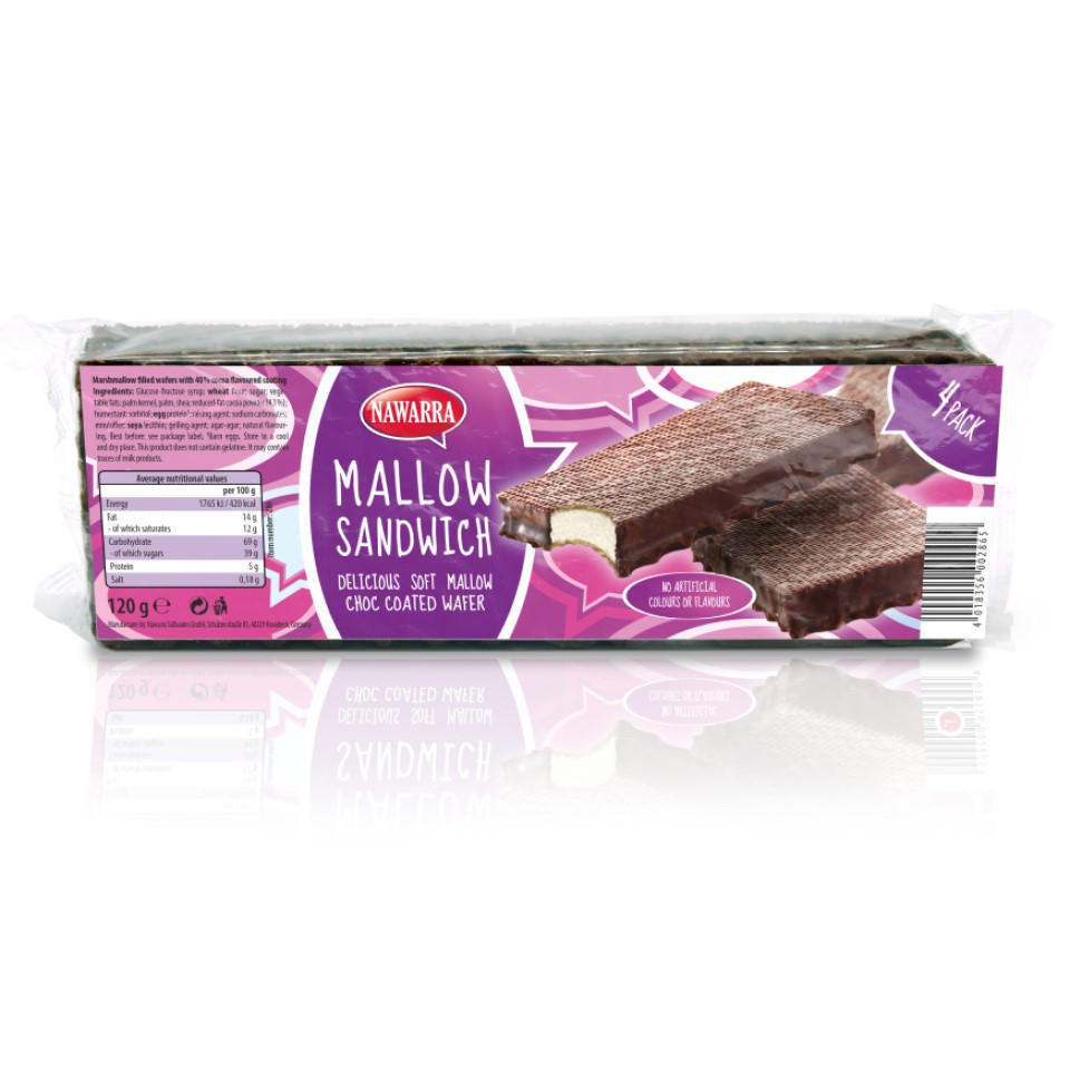 Mallow Sandwich 4pk | Muffins & Mini Bites | Iceland Foods
