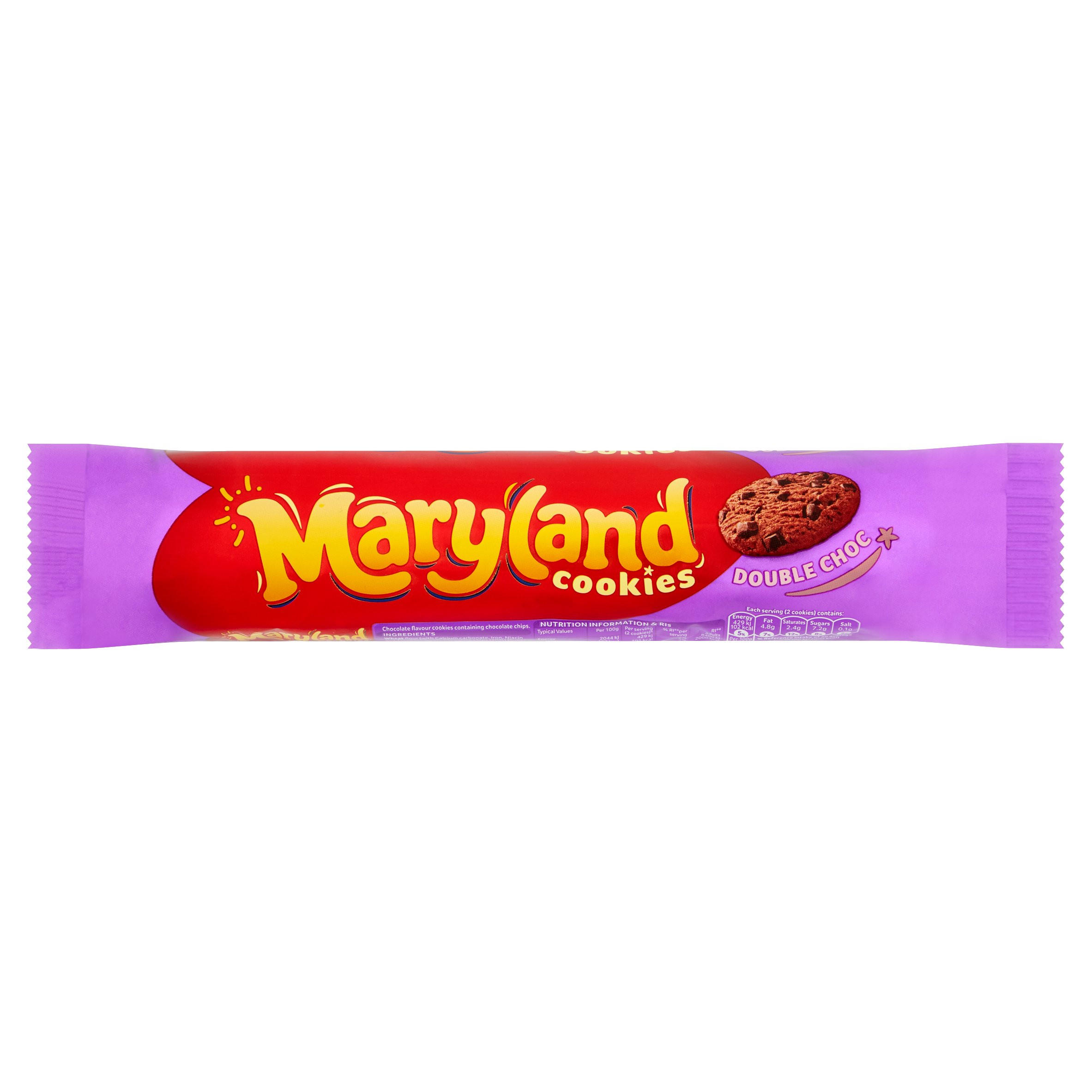Maryland Cookies Double Choc 230g | Chocolate Biscuits | Iceland Foods