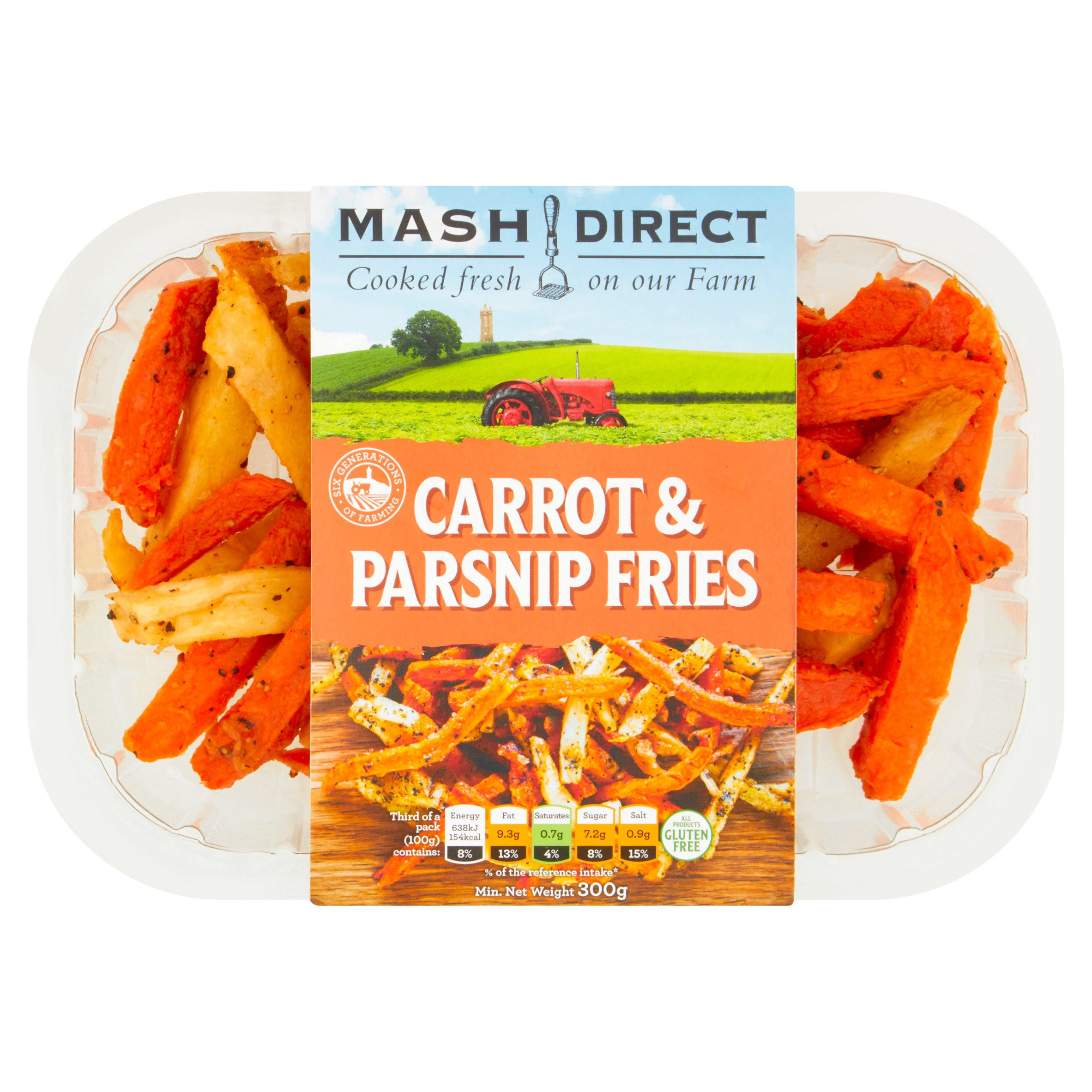 Mash Direct Carrot & Parsnip Fries 300g | Fresh Vegetables | Iceland Foods