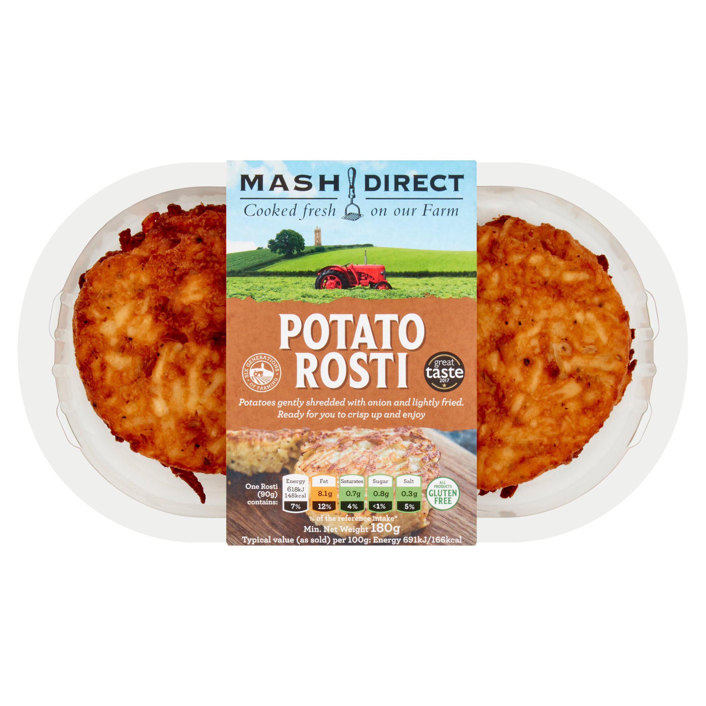 Mash Direct Potato Rosti 180g | Fresh Vegetables | Iceland Foods