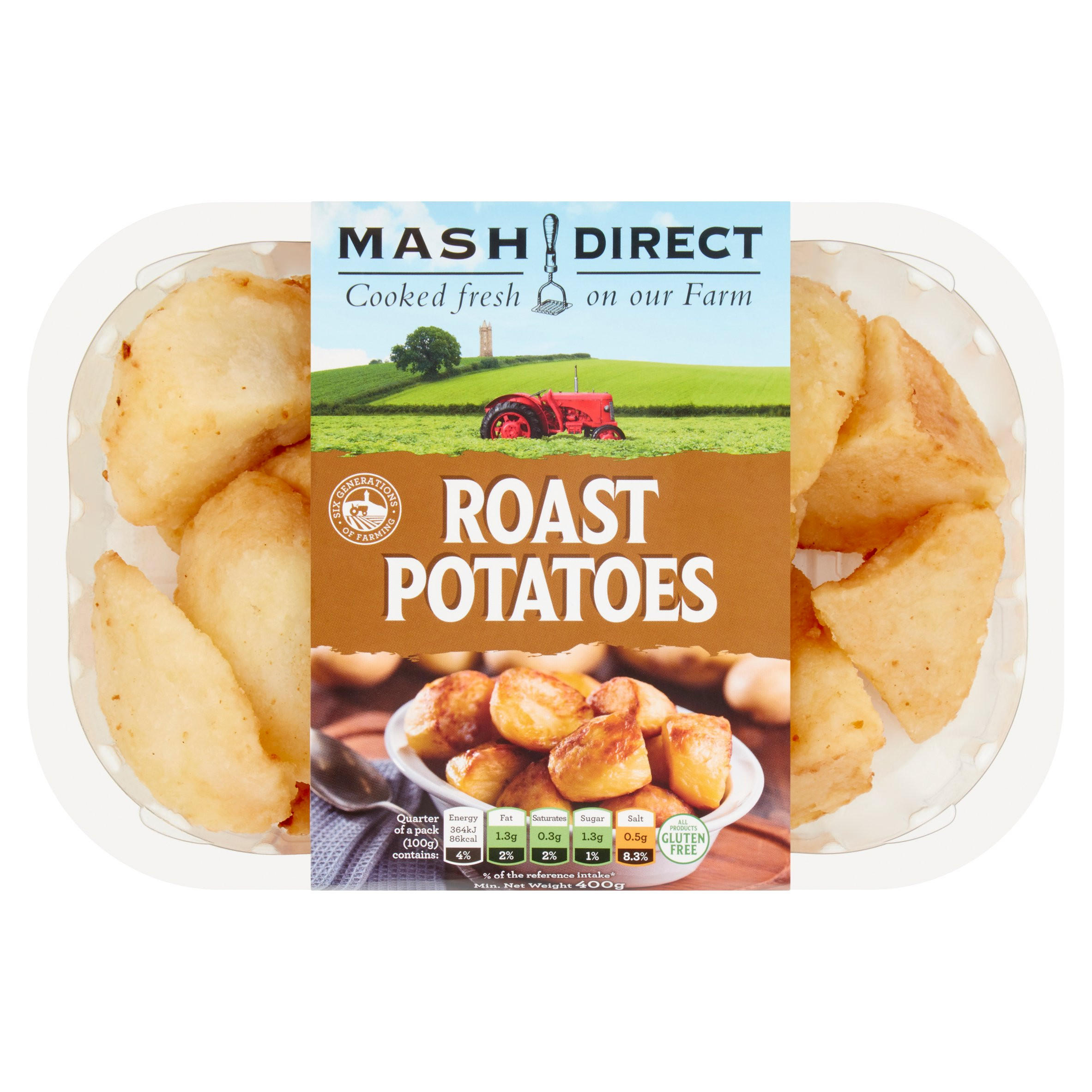 Mash Direct Roast Potatoes 400g | Potatoes | Iceland Foods