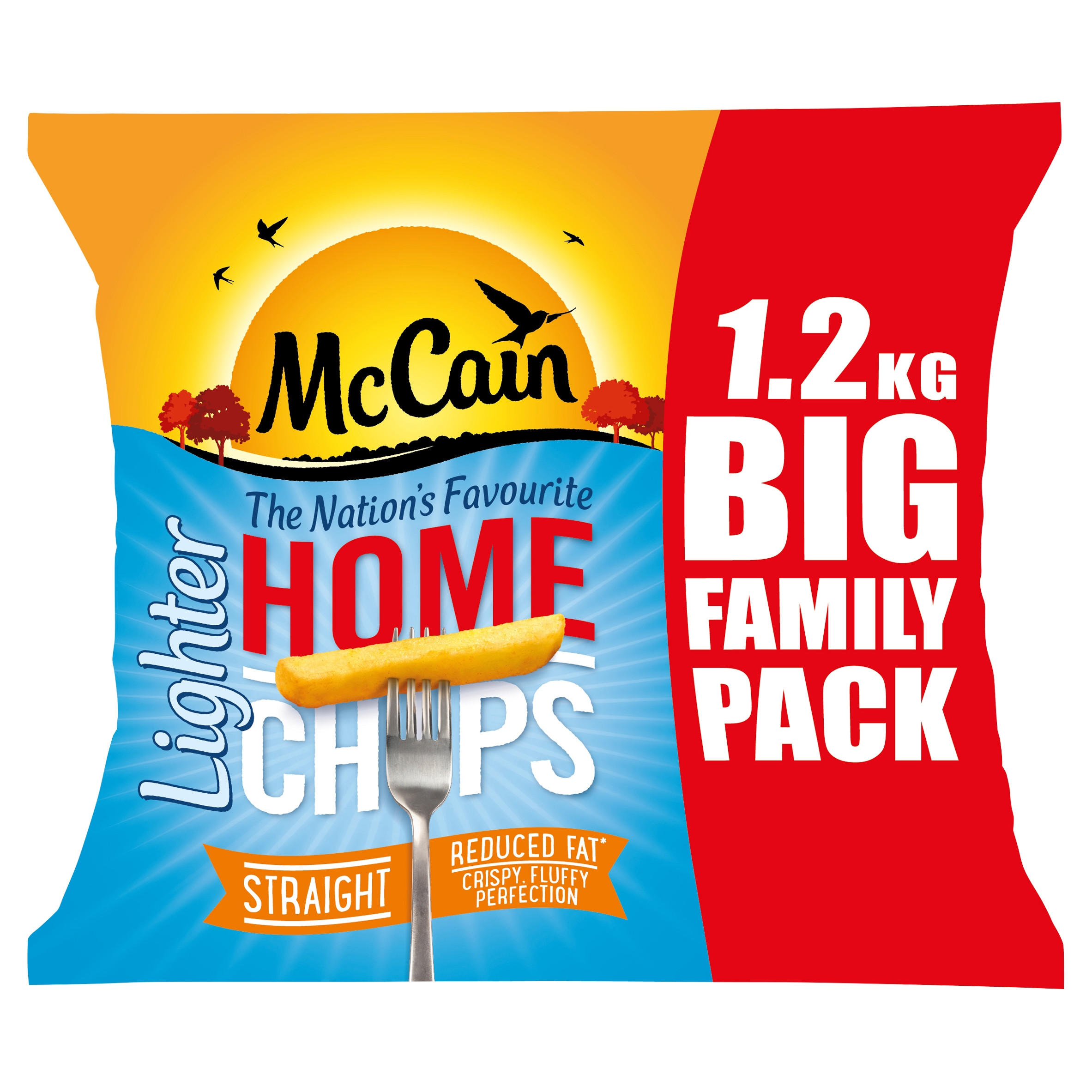 McCain Home Chips Lighter Straight 1.2kg | Chips & Fries | Iceland Foods