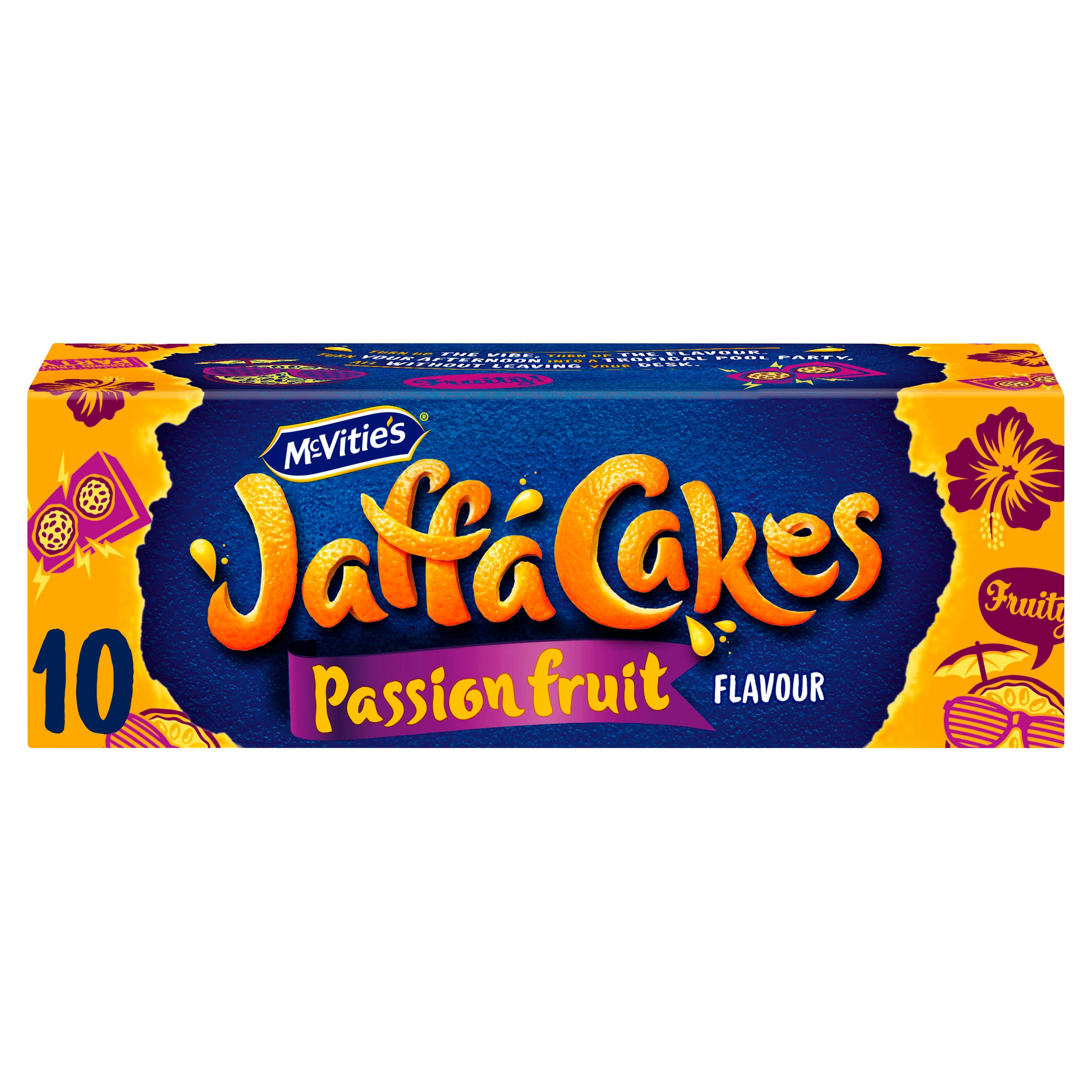 McVitie's Jaffa Cakes Original Passion Fruit Biscuits 10 Pack | Single ...
